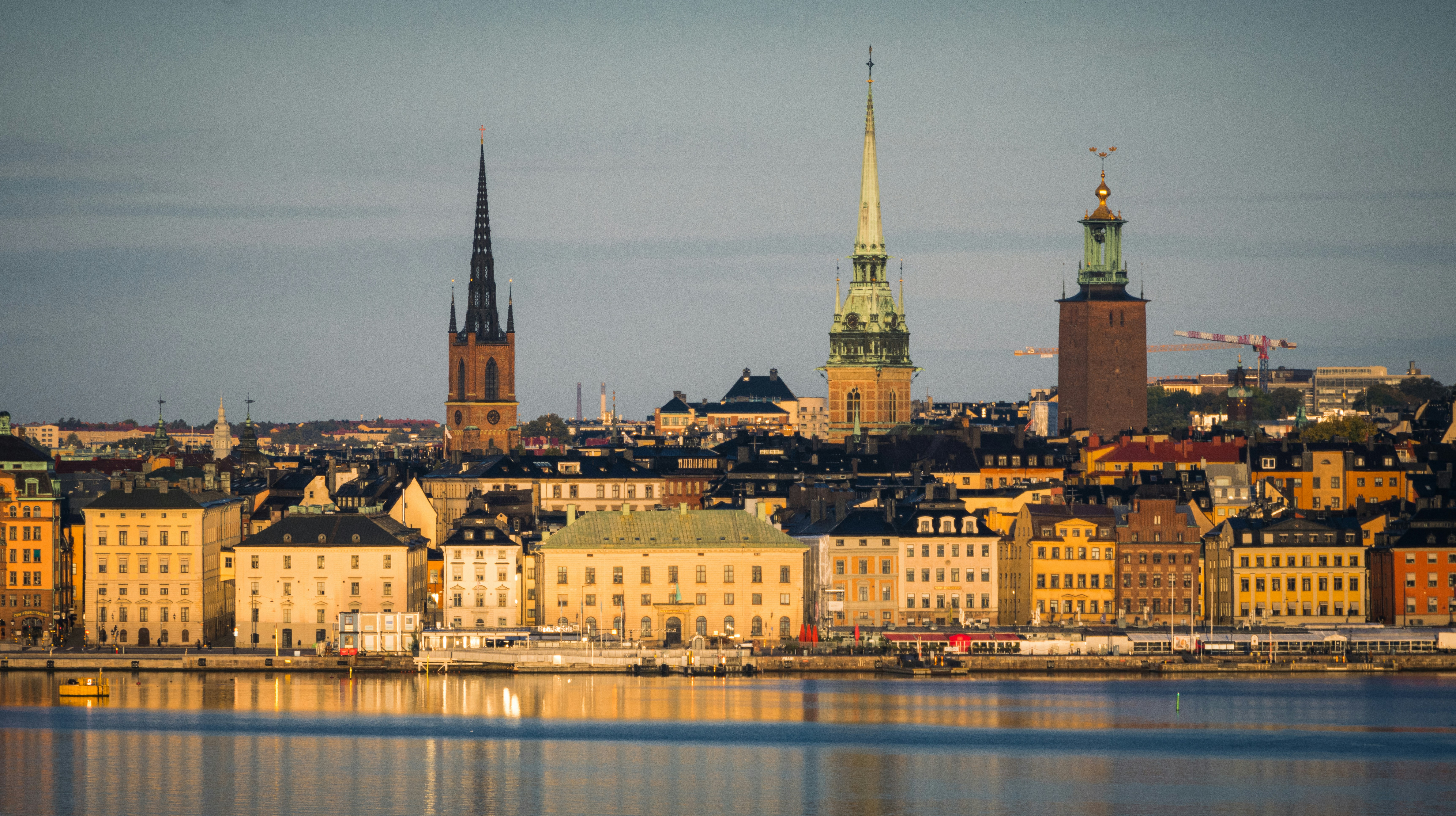 A view of a city from across the water photo – Free Gamla stan Image on ...