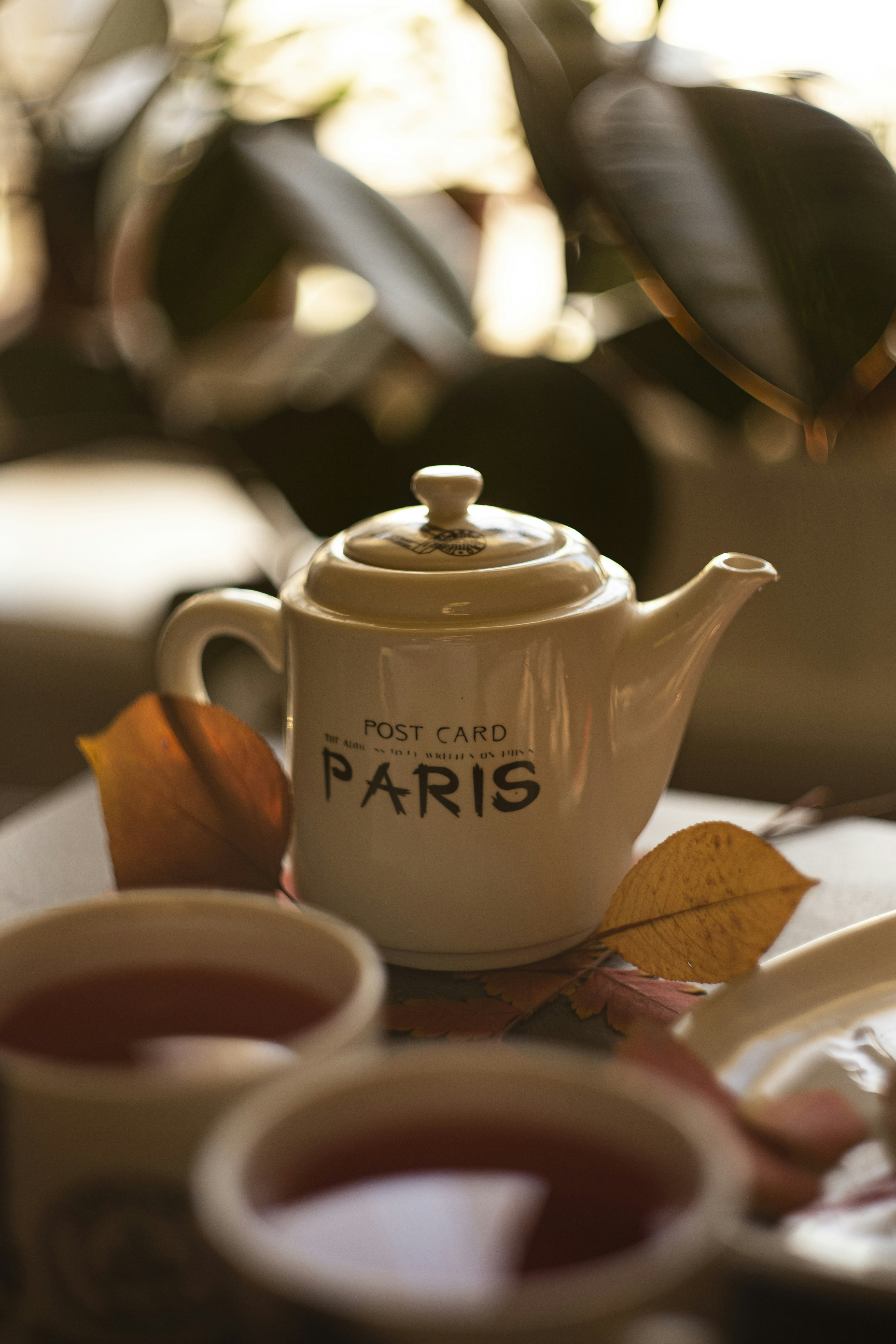 Paris in a Teacup: Warm Interior Moments with a Ceramic Teapot