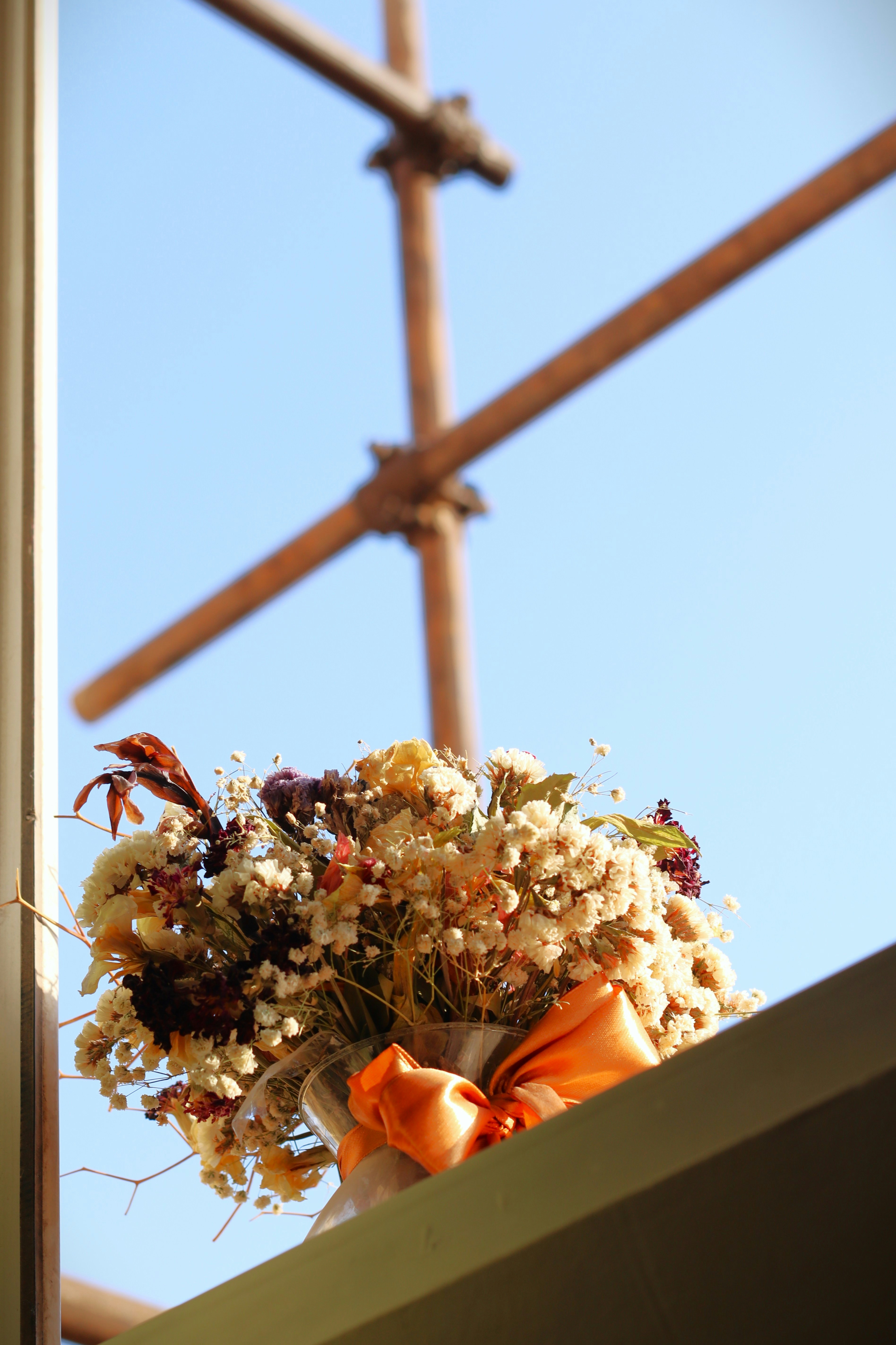 #windows_edit #lonely #home #room #without_photoshop | A bouquet of flowers sitting on top of a window sill
