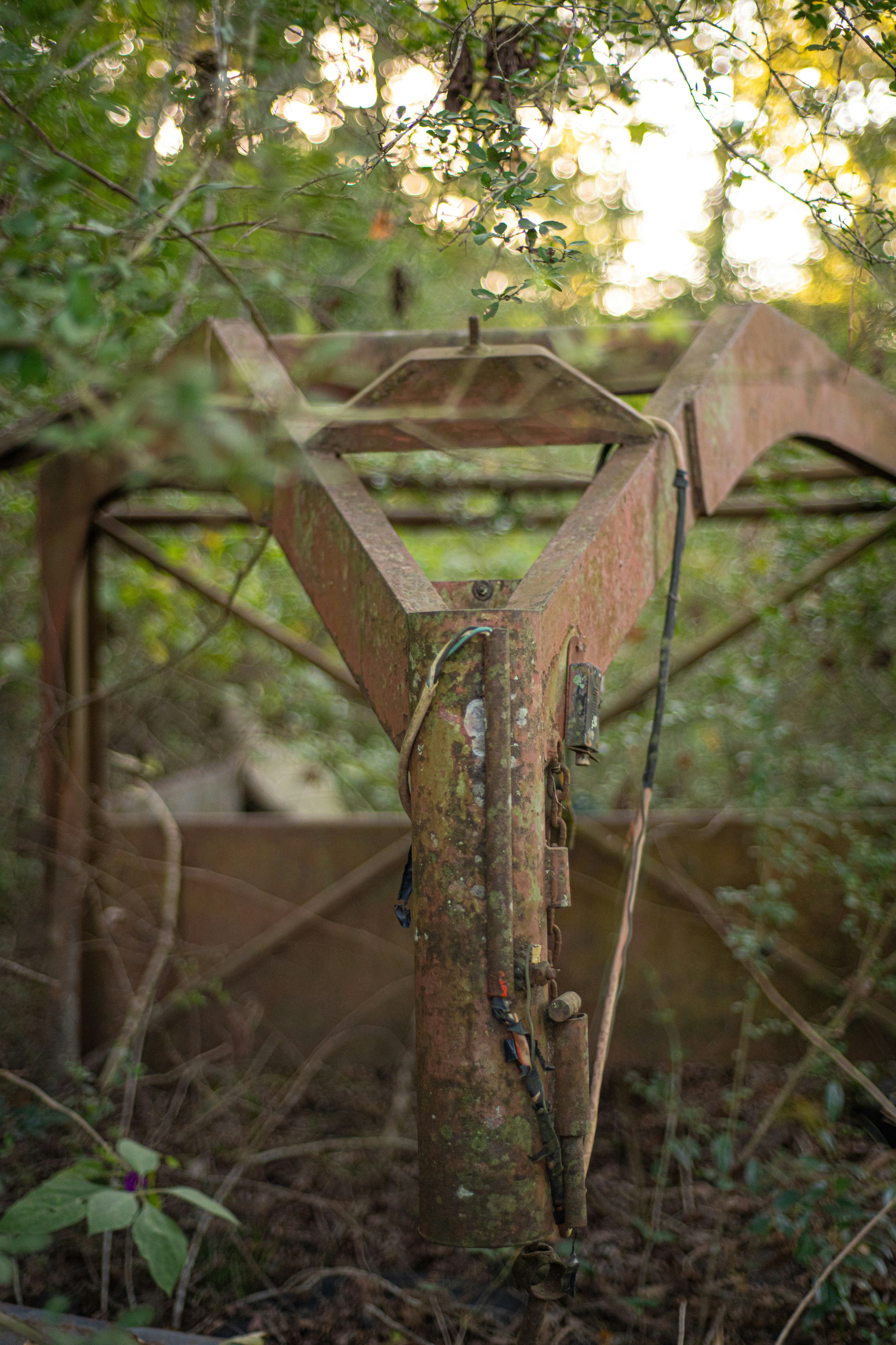 Rust and Rigging: An Abandoned Gatekeeper in Soft Morning Light