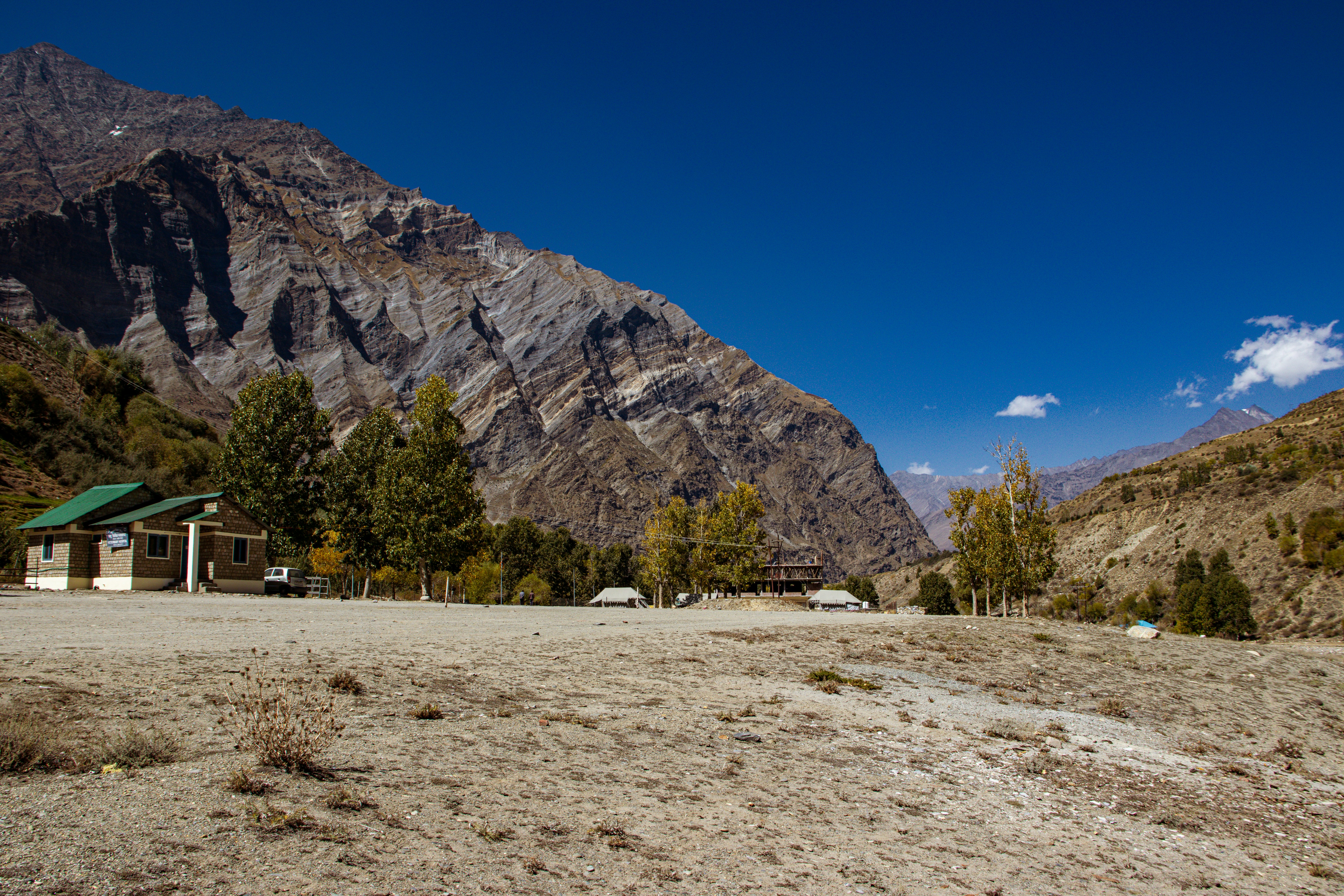 Mountain Annex at Sundown: A Quiet Desert Camp Beneath Granite Giants