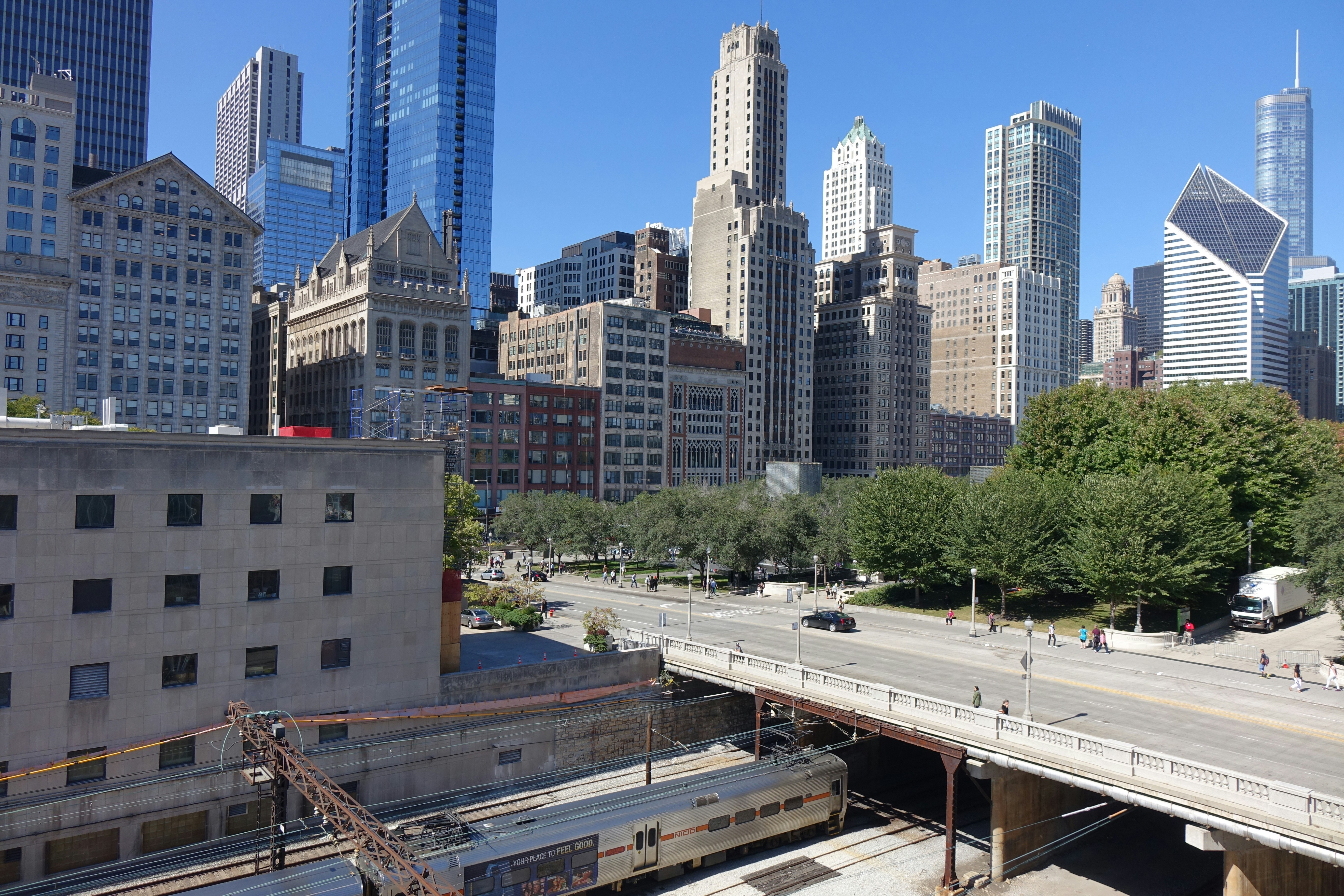 Skyline Above the Rails: A City’s Steel Spine