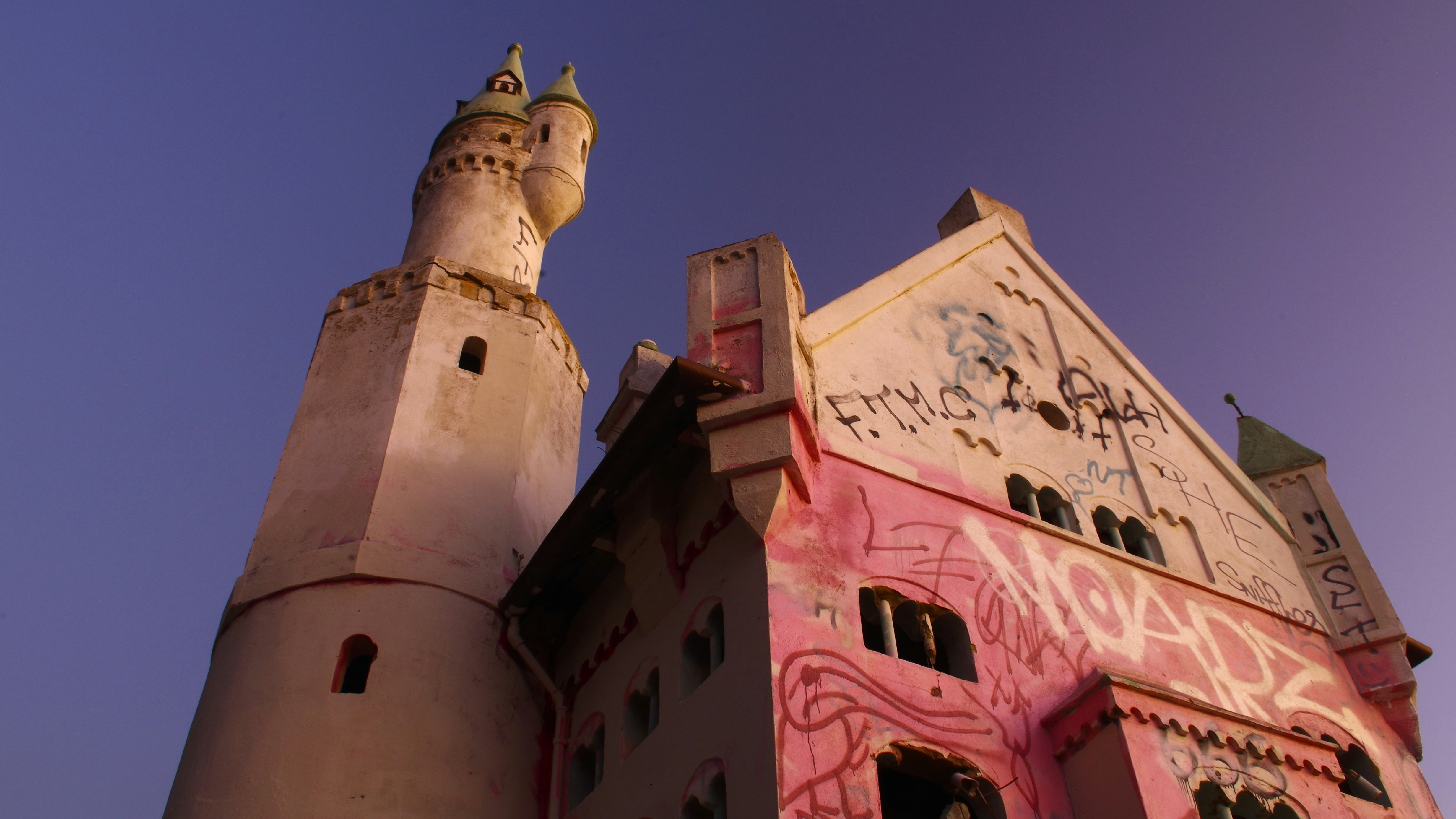 The old abandoned Castle fun Park in Mandurah south of Perth Western Australia