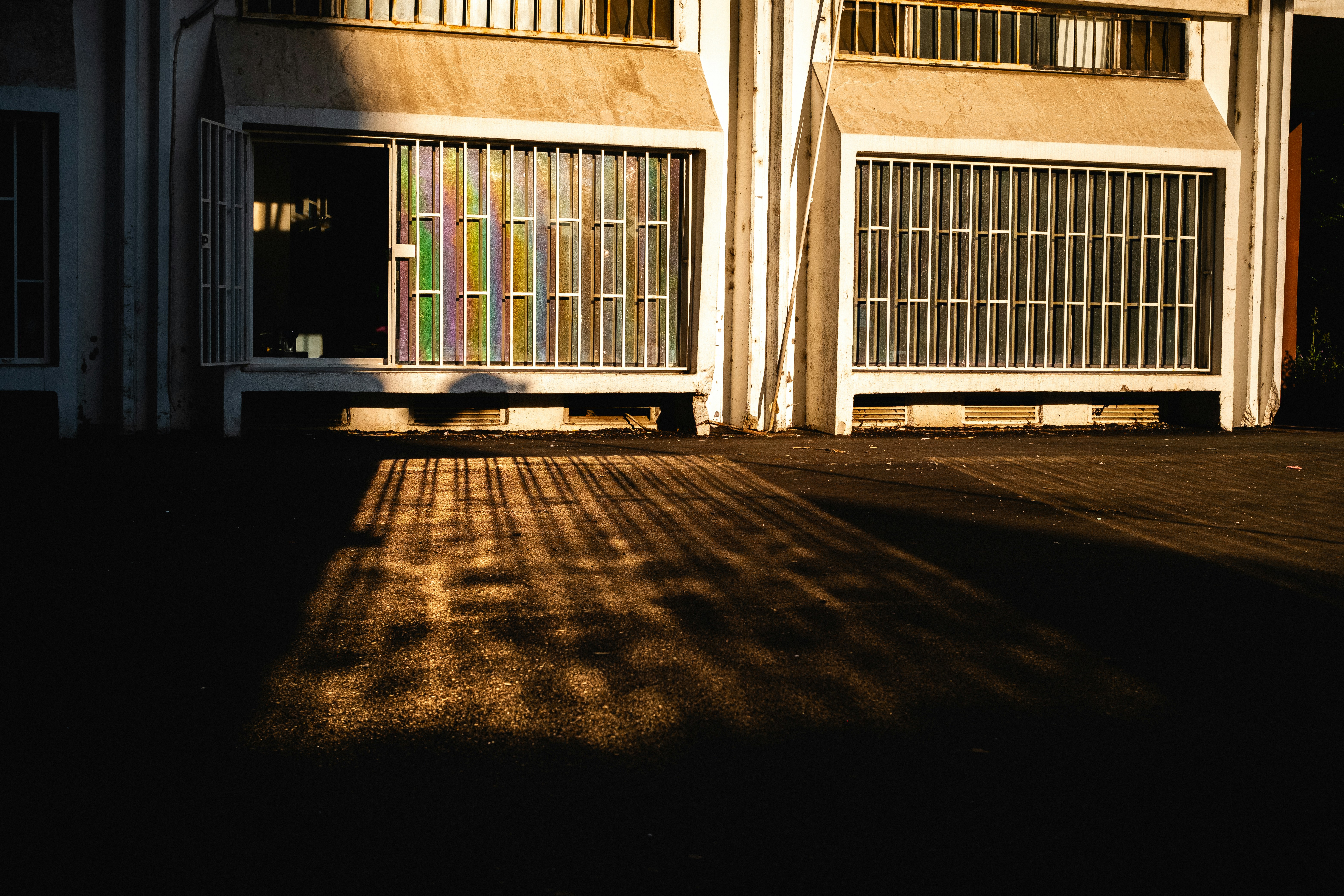 The shadow of a building on the ground photo – Free Belgrade Image on ...