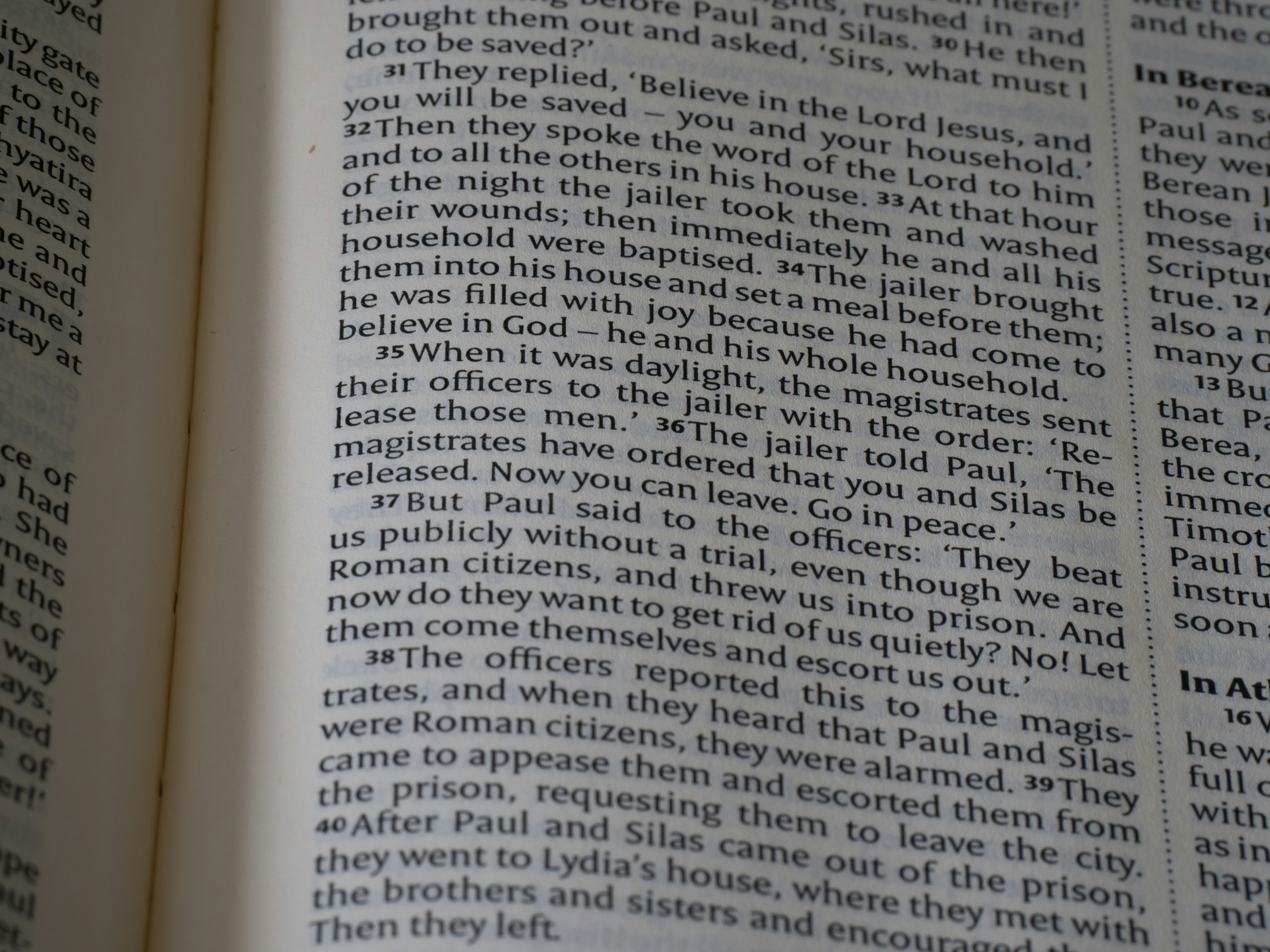 A close up of an open book with text photo – Free Book Image on Unsplash