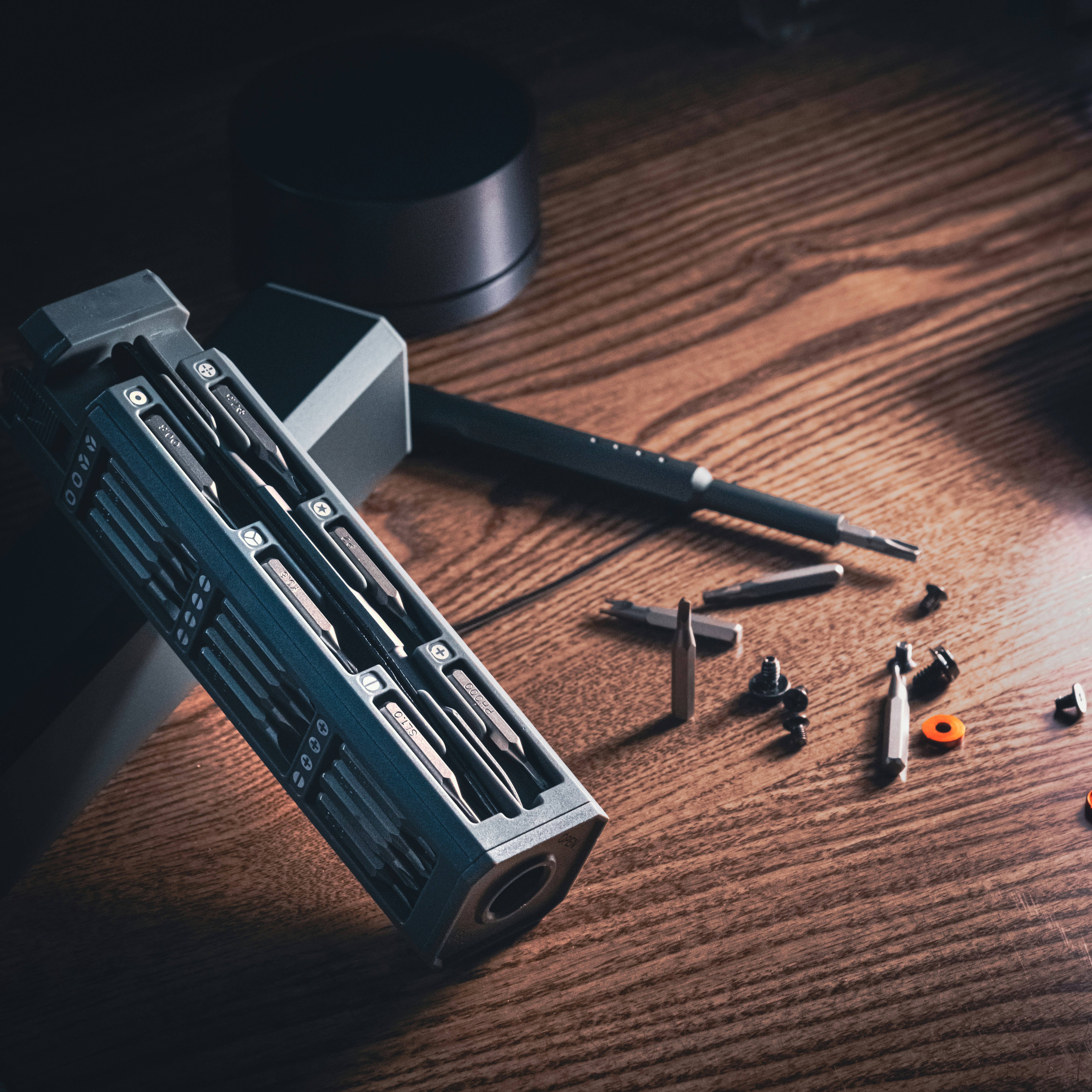 A wooden table topped with lots of tools photo – Free Torx Image on ...