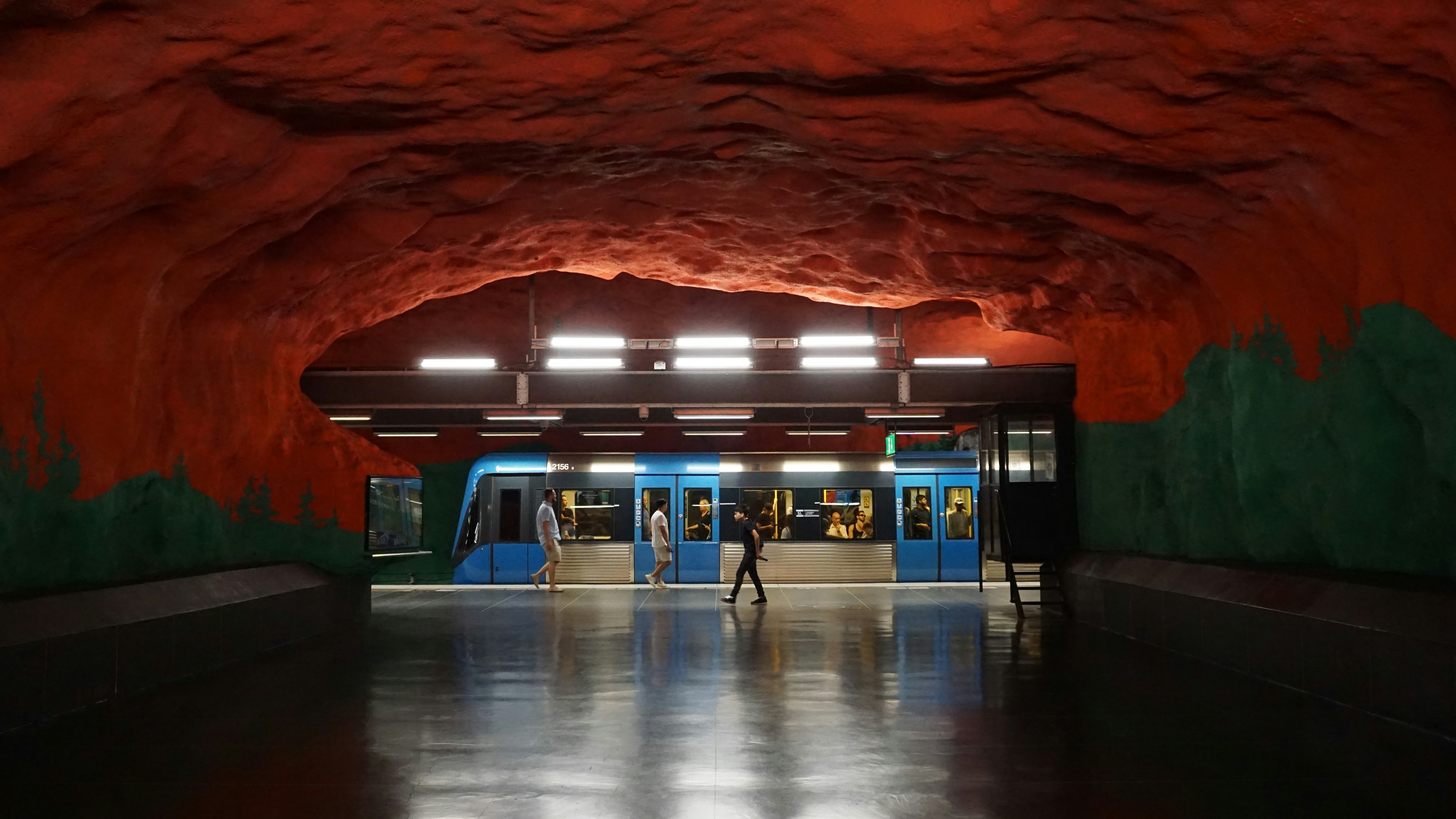 Vibrant Passageway Beneath the City