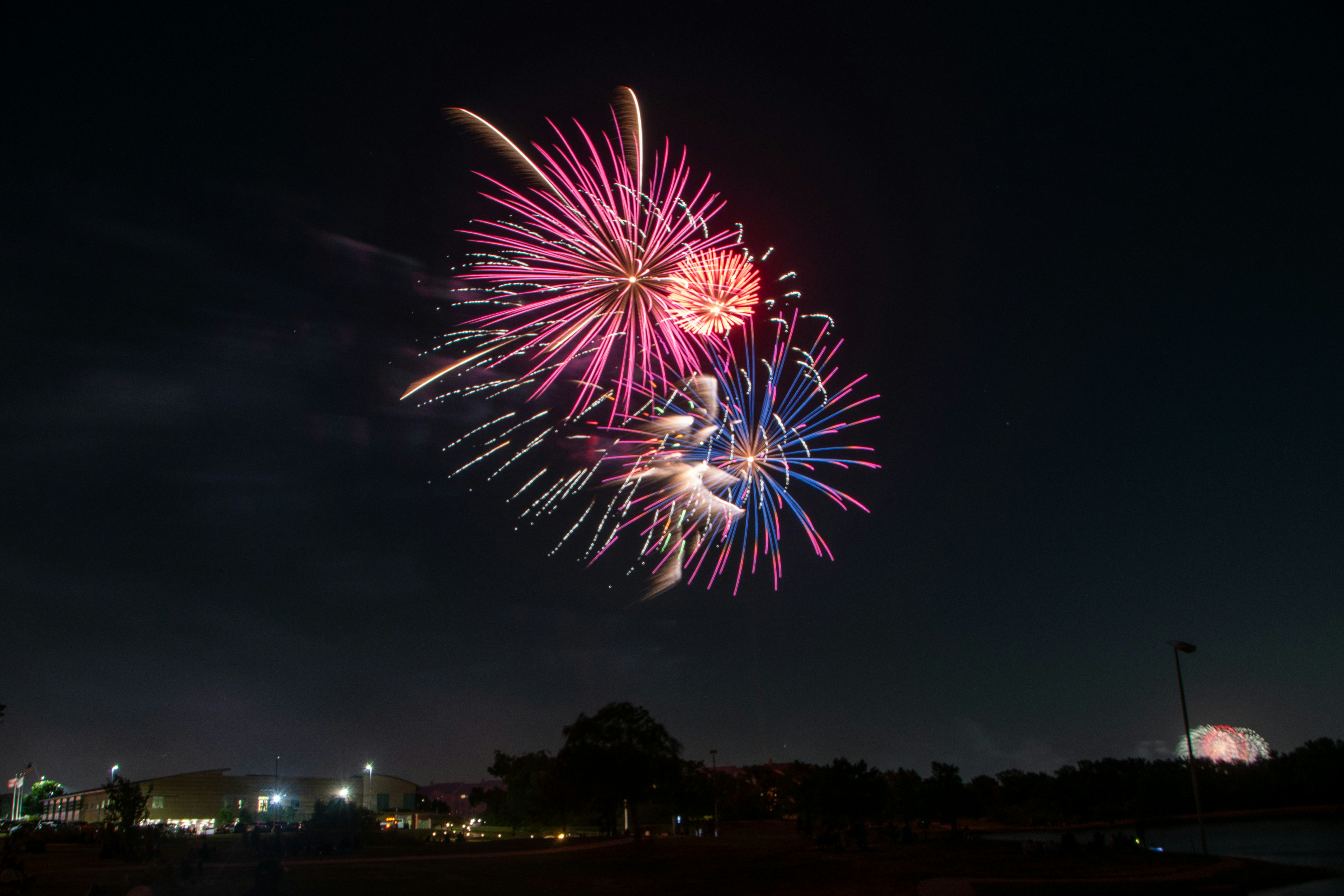 A colorful fireworks display in the night sky photo – Free Fireworks ...