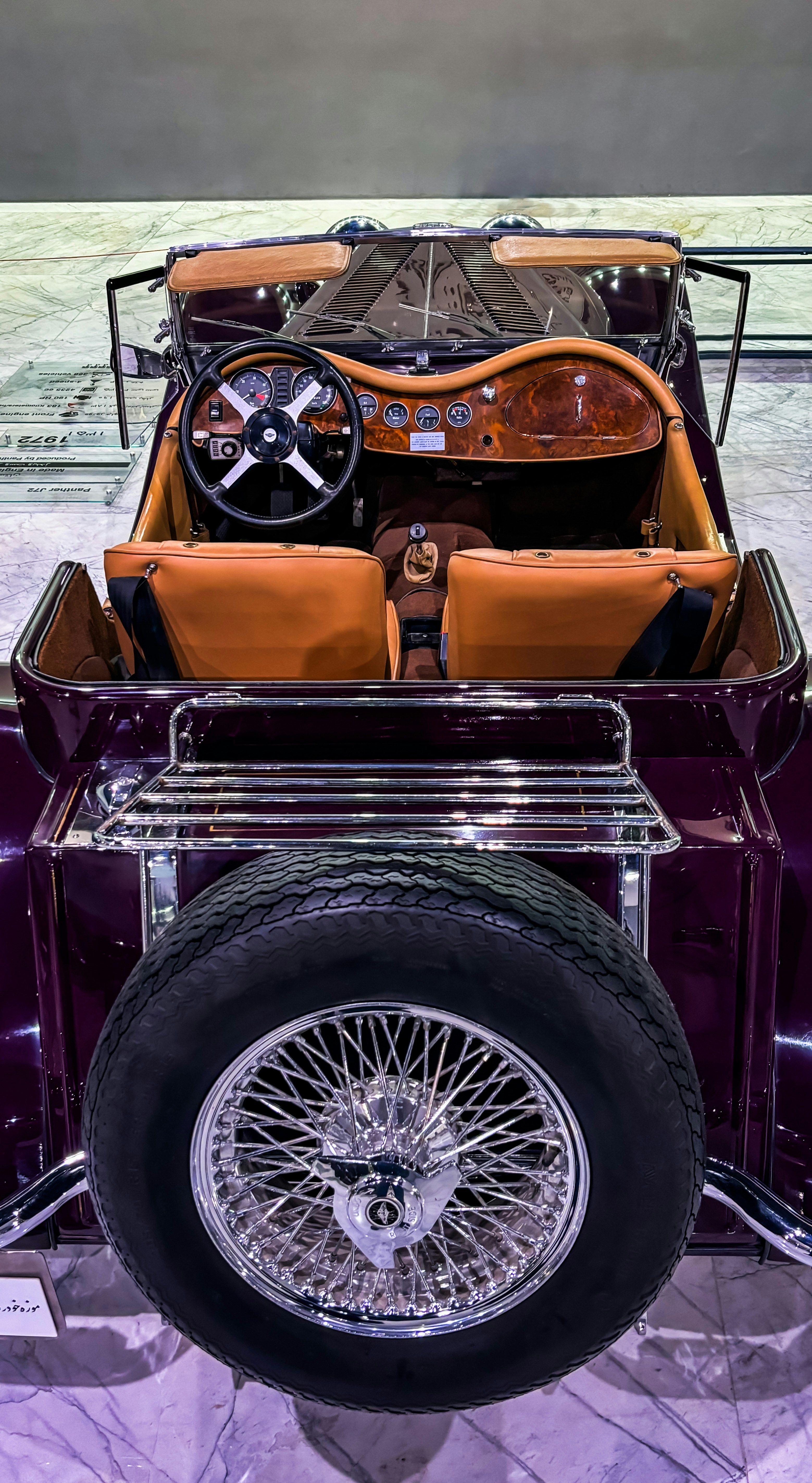 Velvet Violet Roadster: An Interior Portrait of Craft and Chrome
