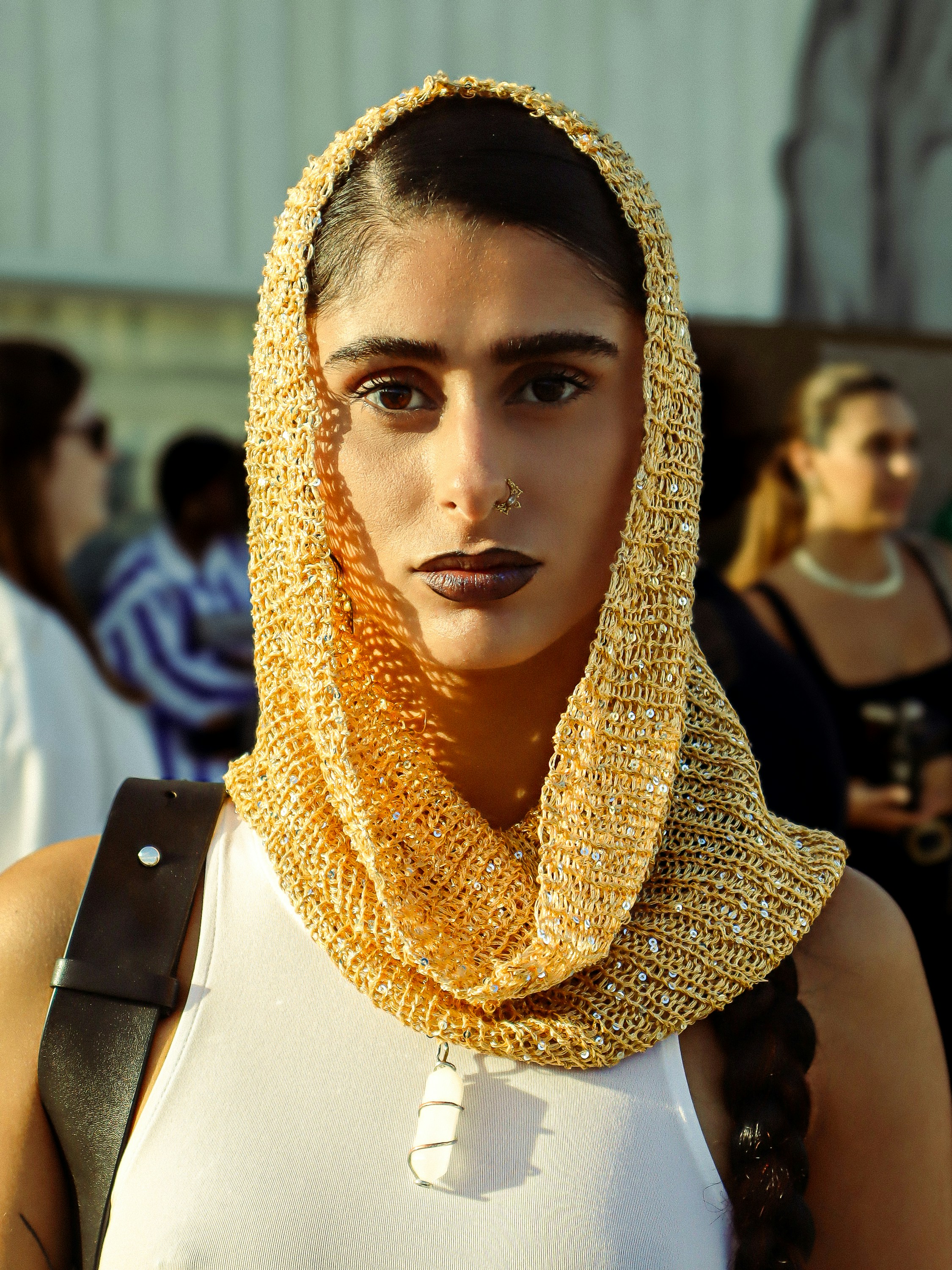 The Gilded Veil: A Portrait of Quiet Radiance