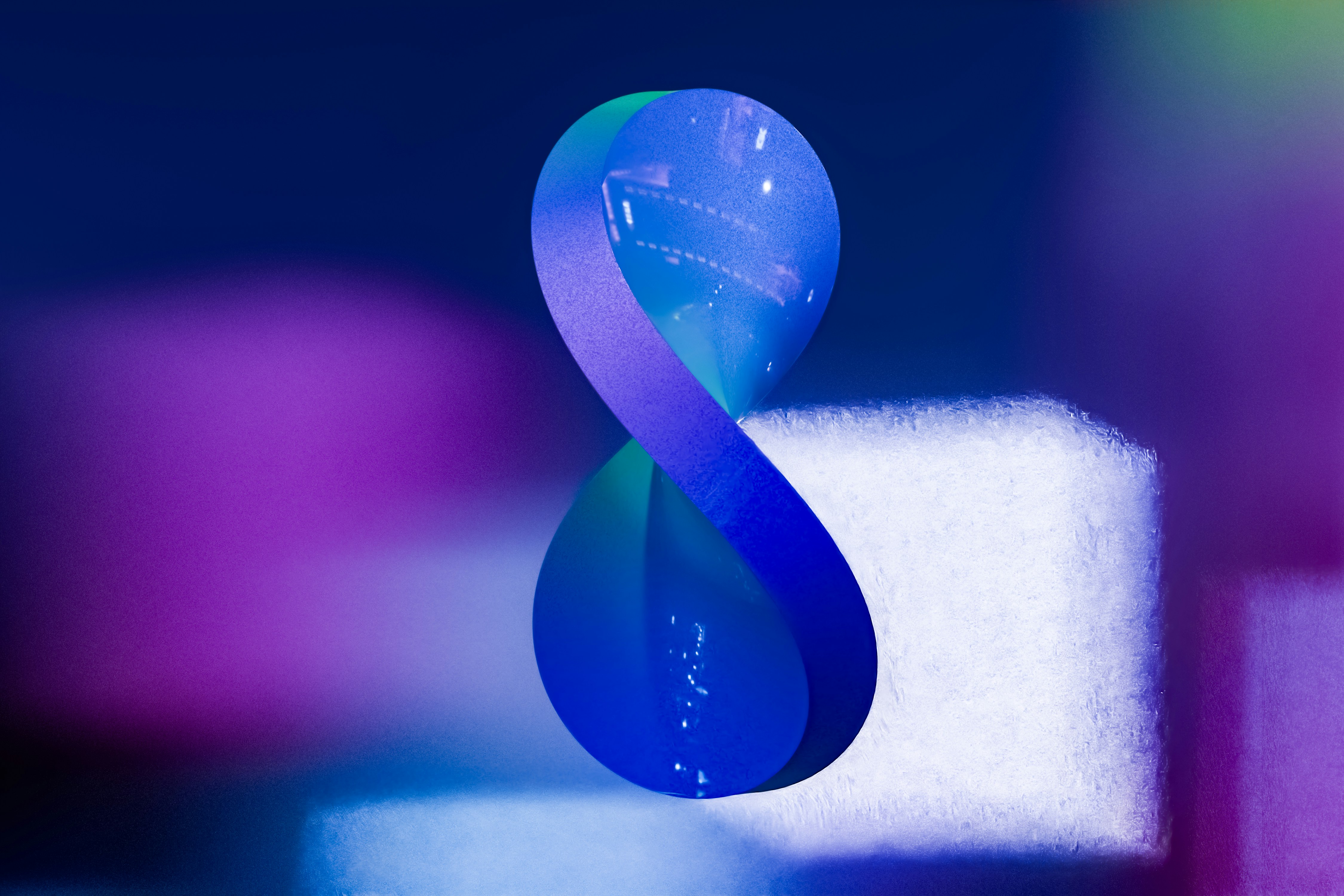 A close up of a blue and purple object photo – Free Digital image Image ...