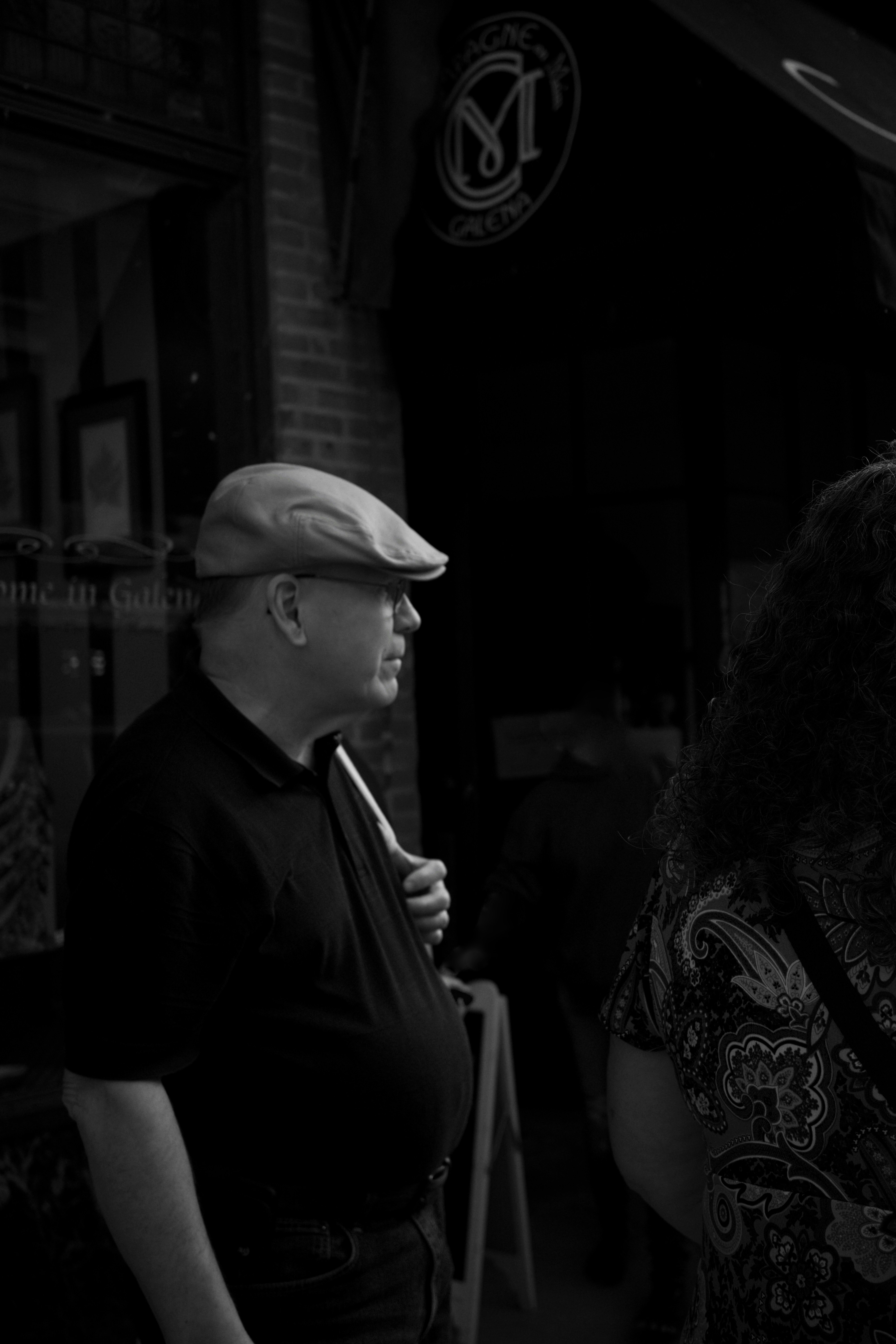 Profile in the City: A Quiet Moment by Brick and Shadow