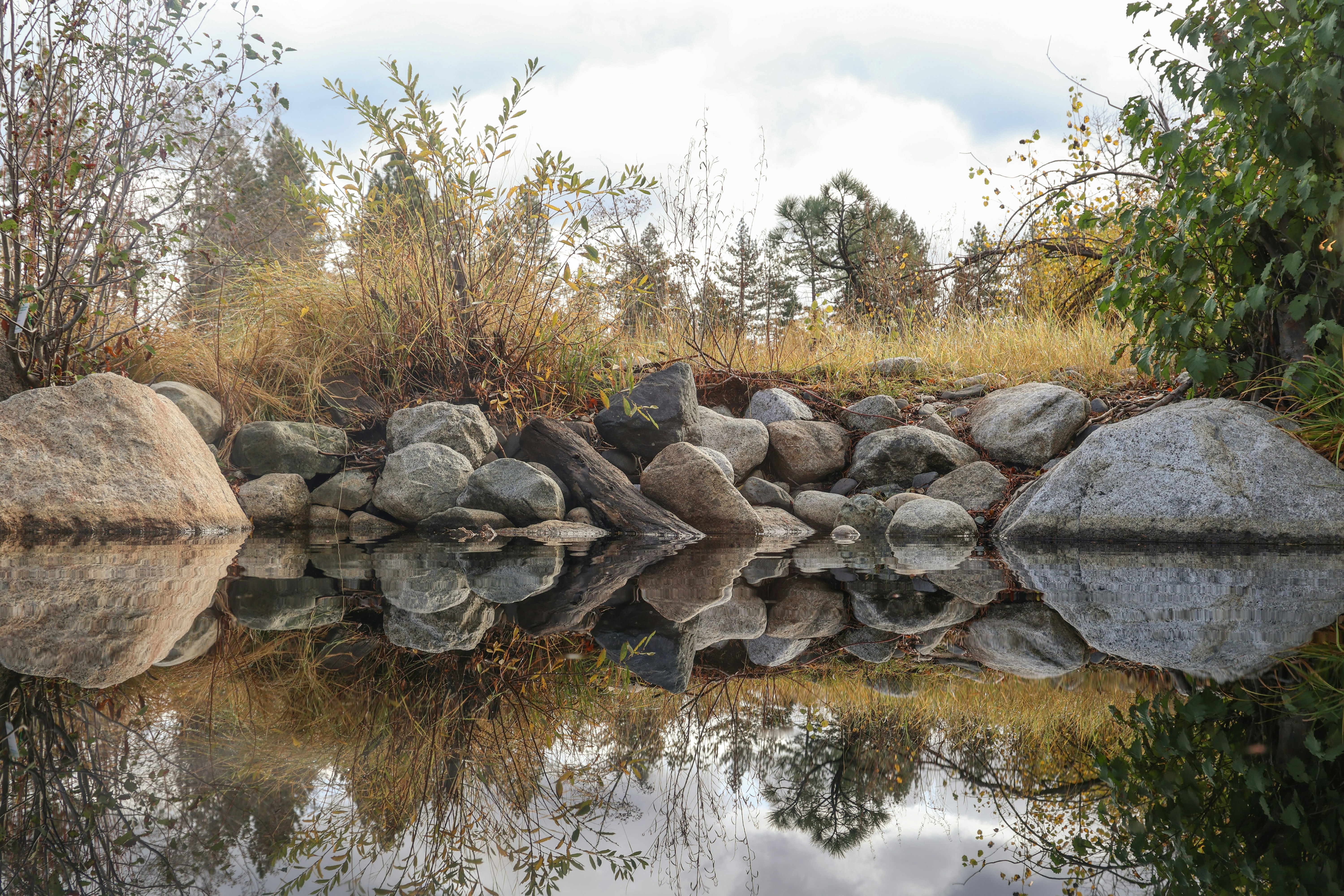 Stone Choir by the Water: A Quiet Shore Echoing the Sky