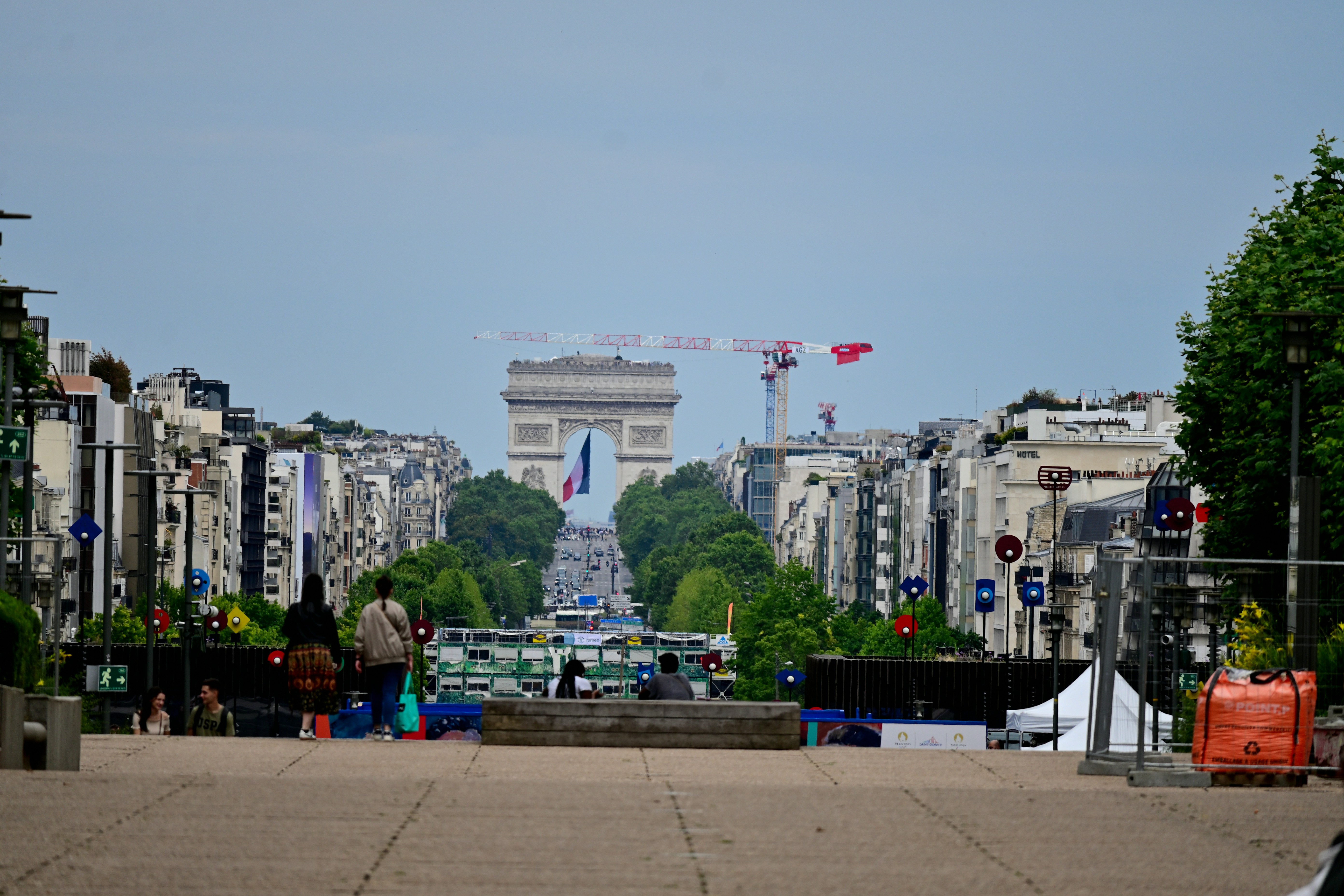 Urban Symphony Along the Champs-Élysées
