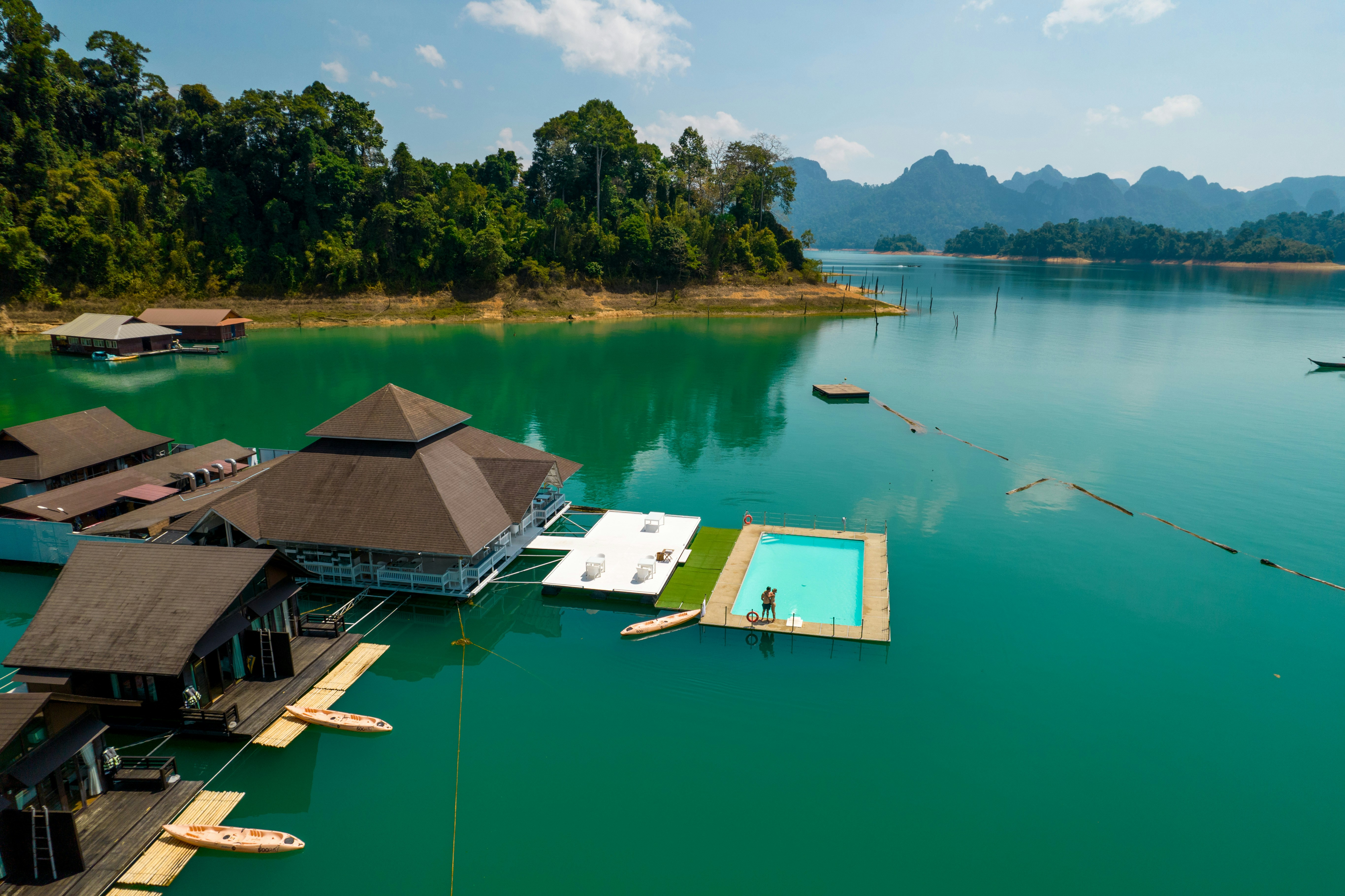 Over-Water Haven: Turquoise Lagoon Villas and a Floating Pool