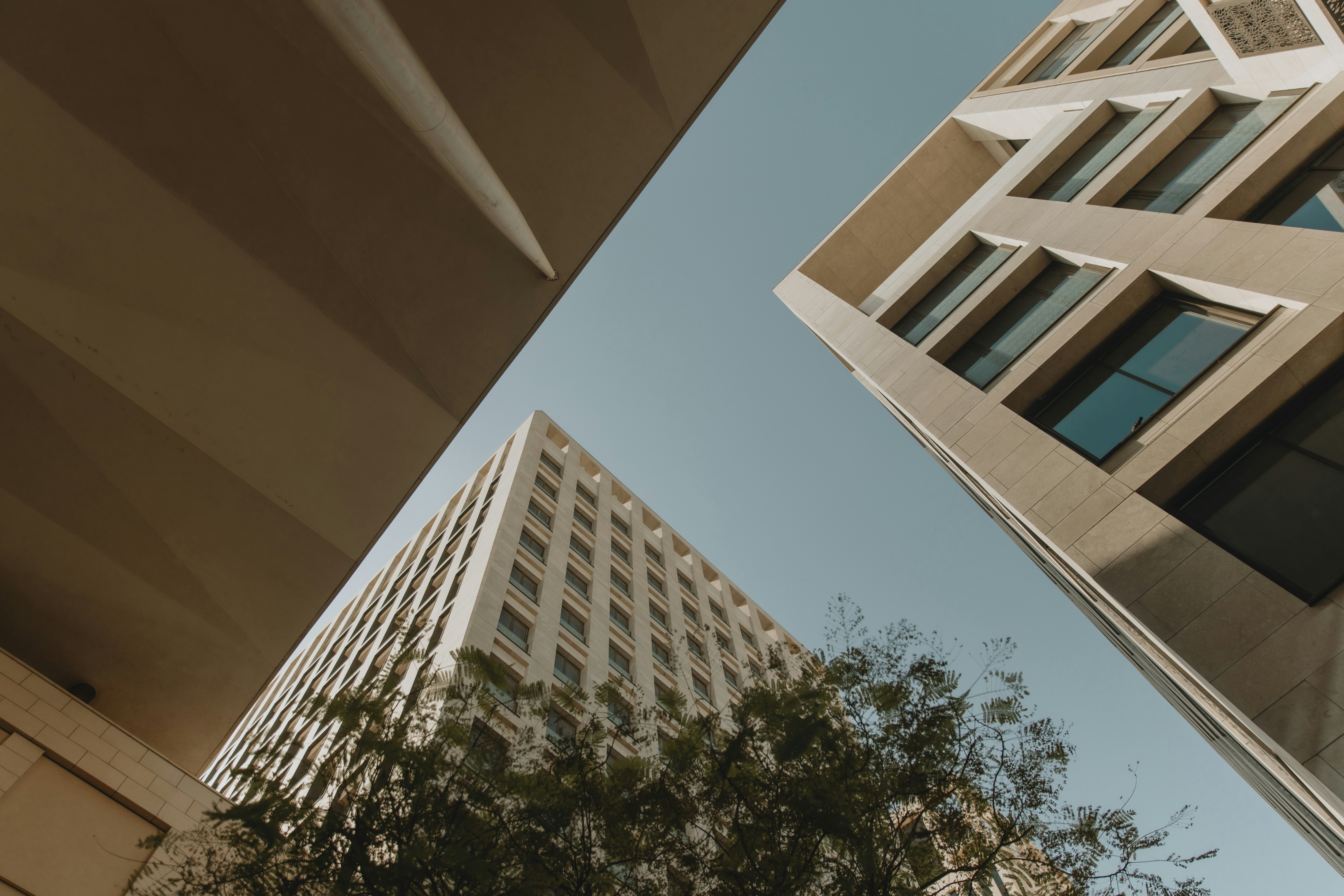 Skyward Angles: Ground-Up Convergence of Urban Facades