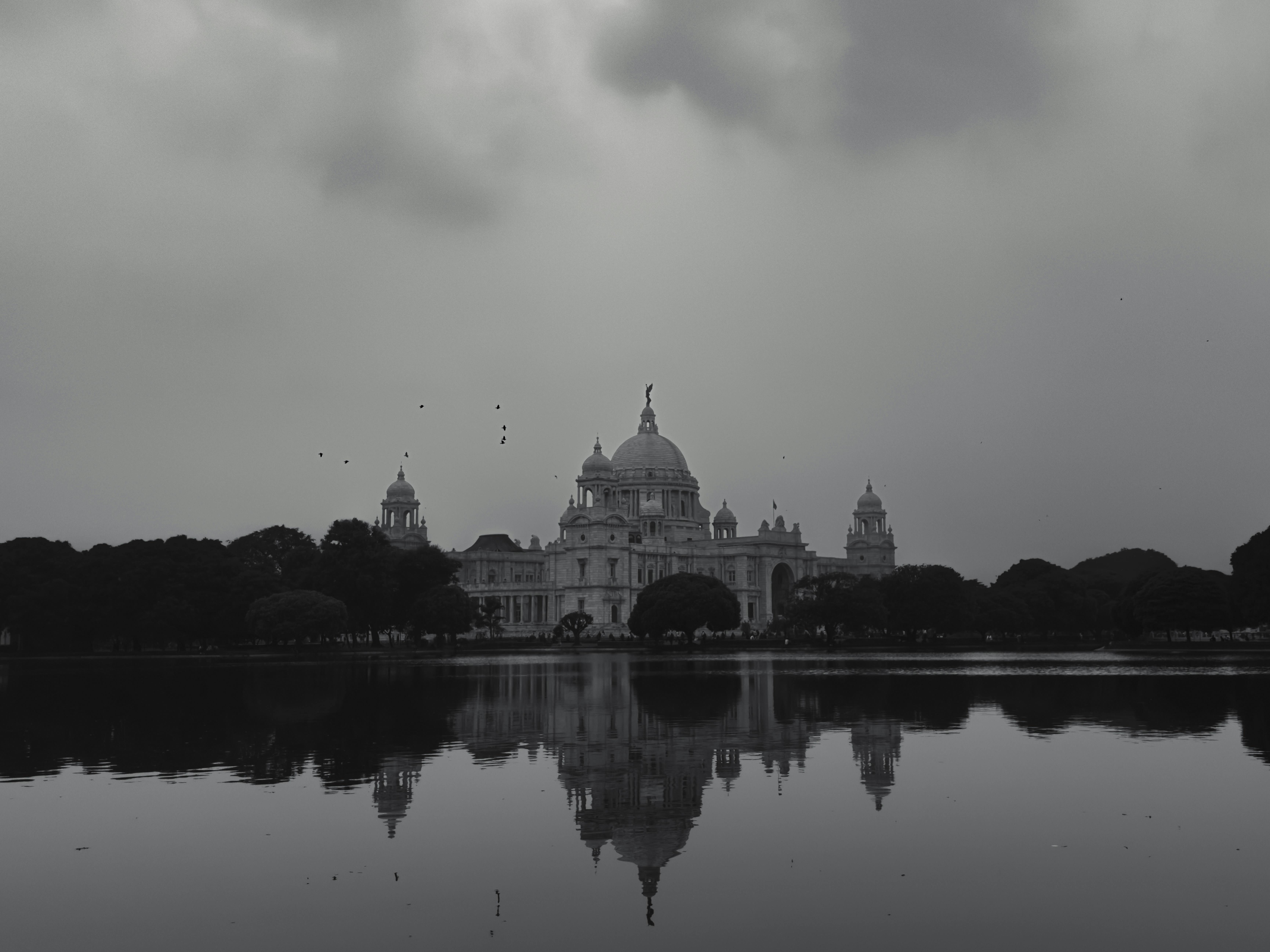 Dome and Reflection: A Quiet Symmetry over the Lake