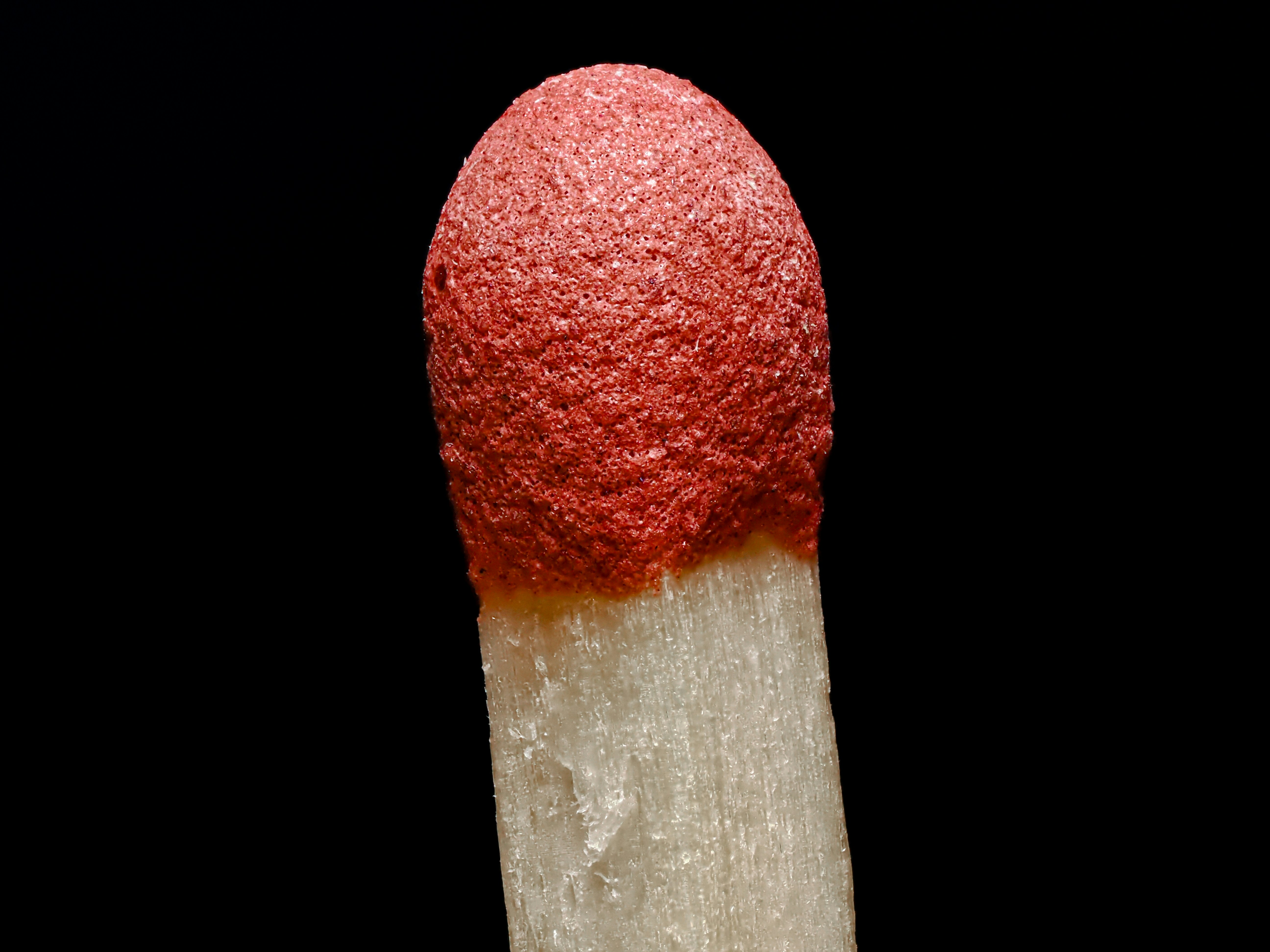 A close up of a red and white matchstick photo – Free Wood Image on ...