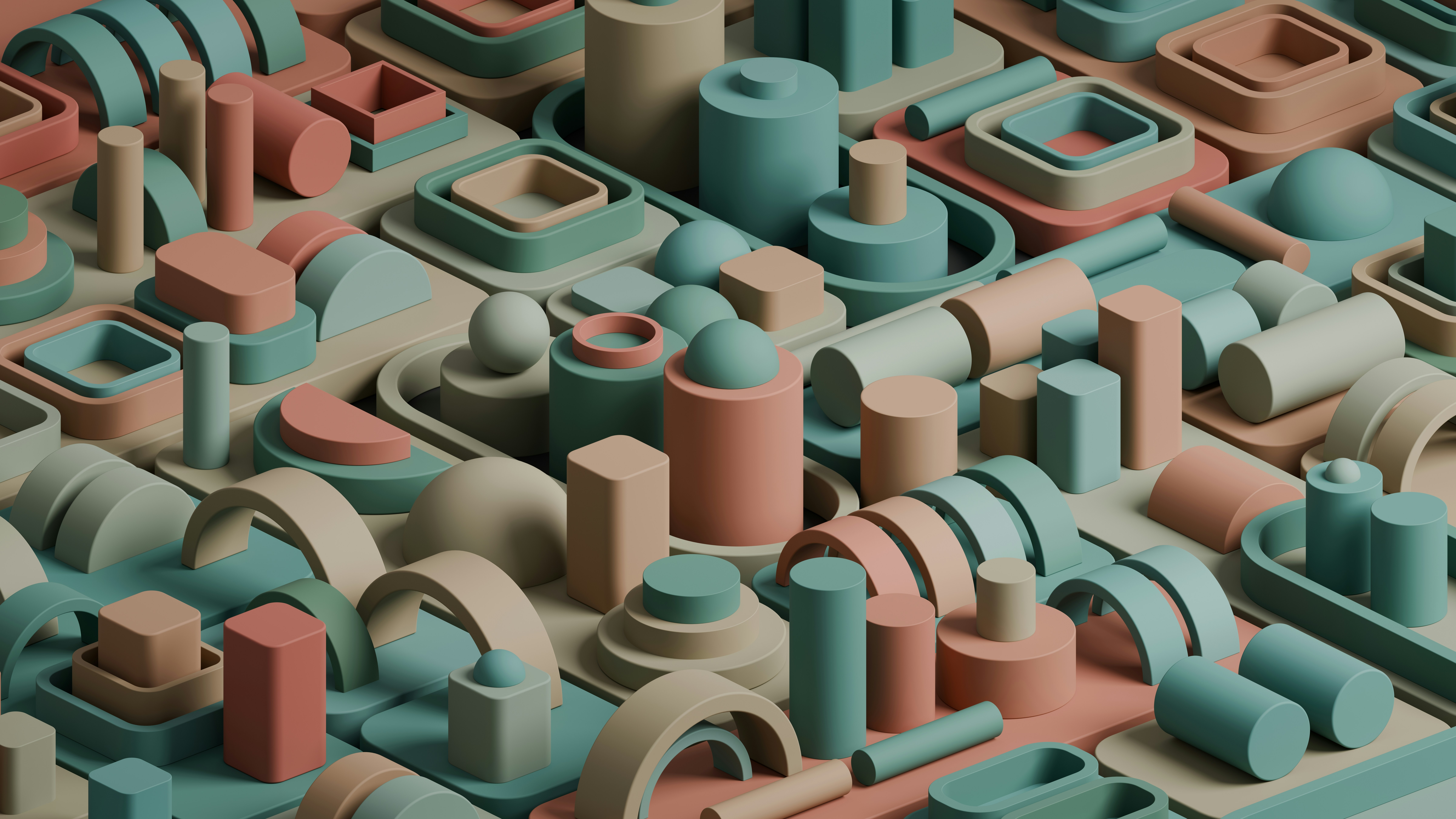 A computer generated image of a bunch of pipes photo – Free Cad diagram ...