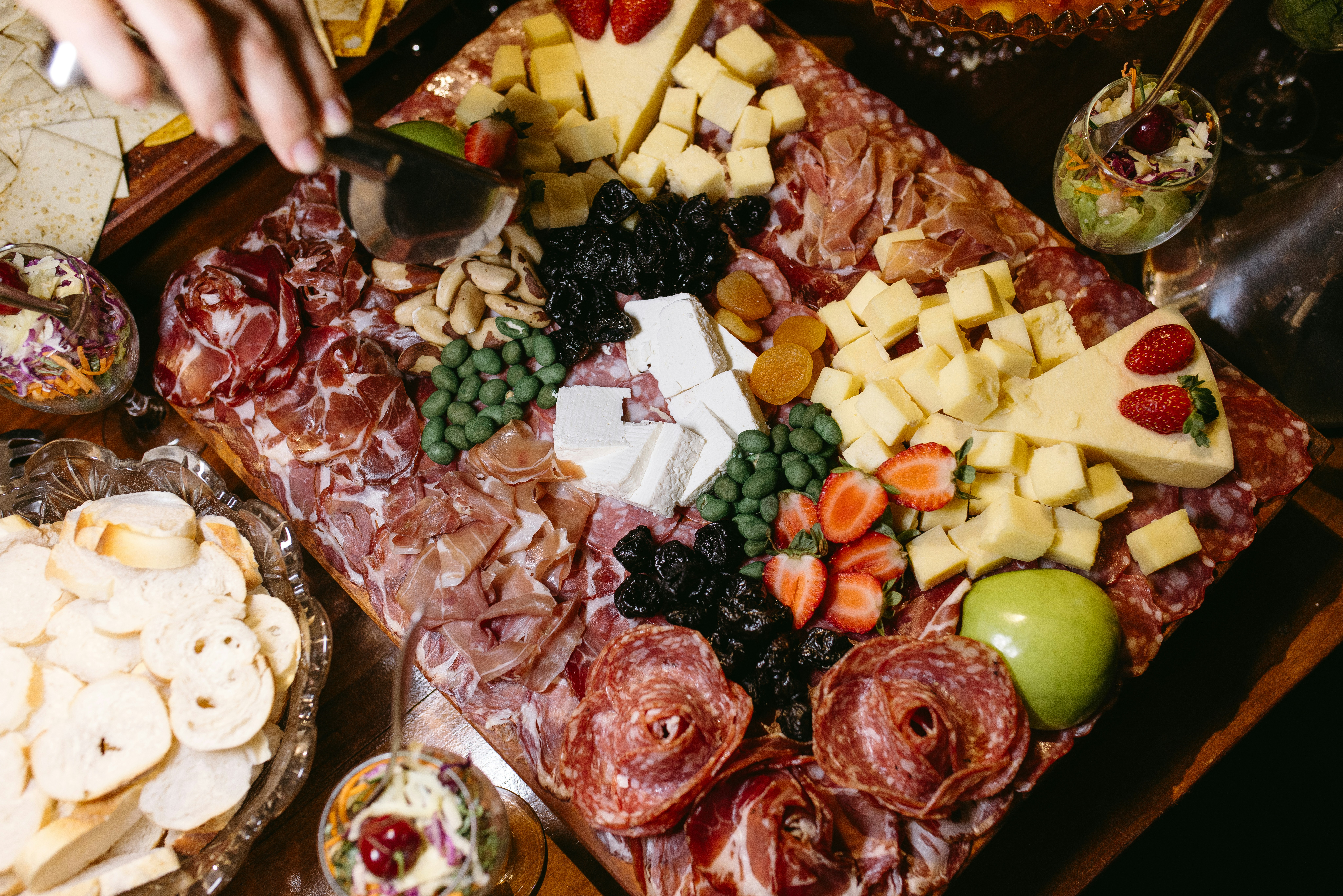 A close up of a tray of food on a table photo – Free Brunch Image on ...