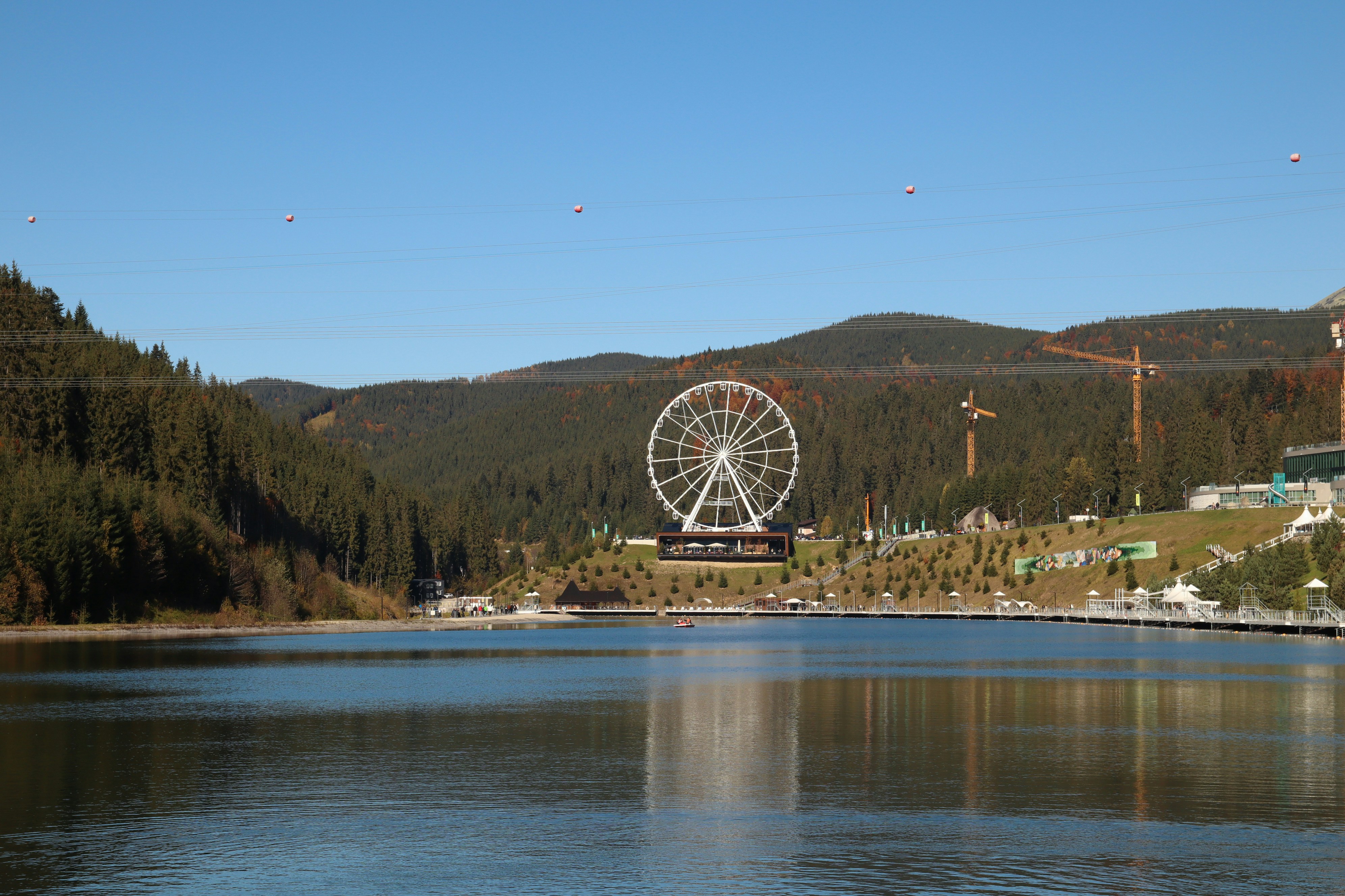Ferris wheel in Bukovel, Ukraine