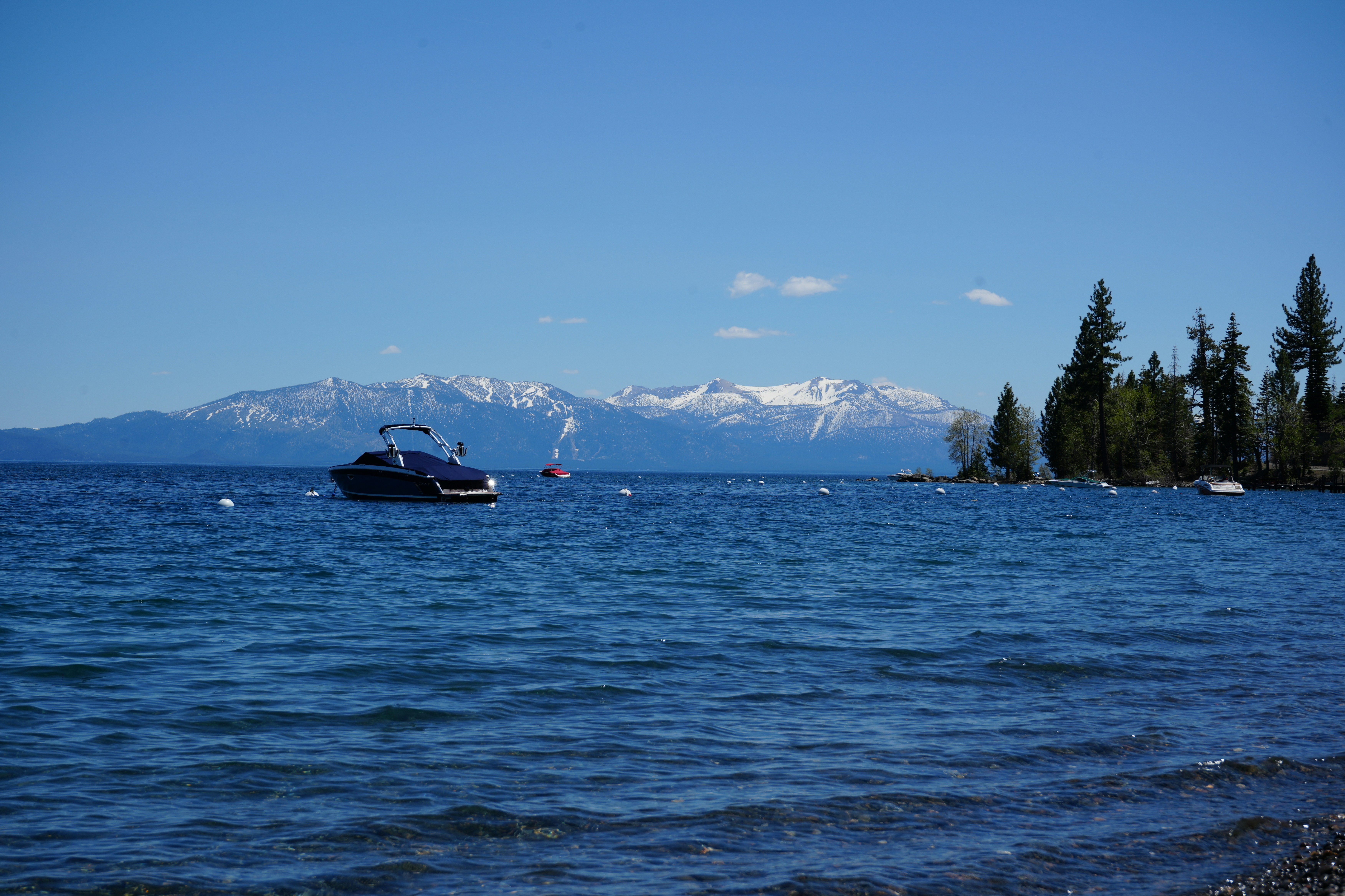 A boat in lake tahoe, 2024