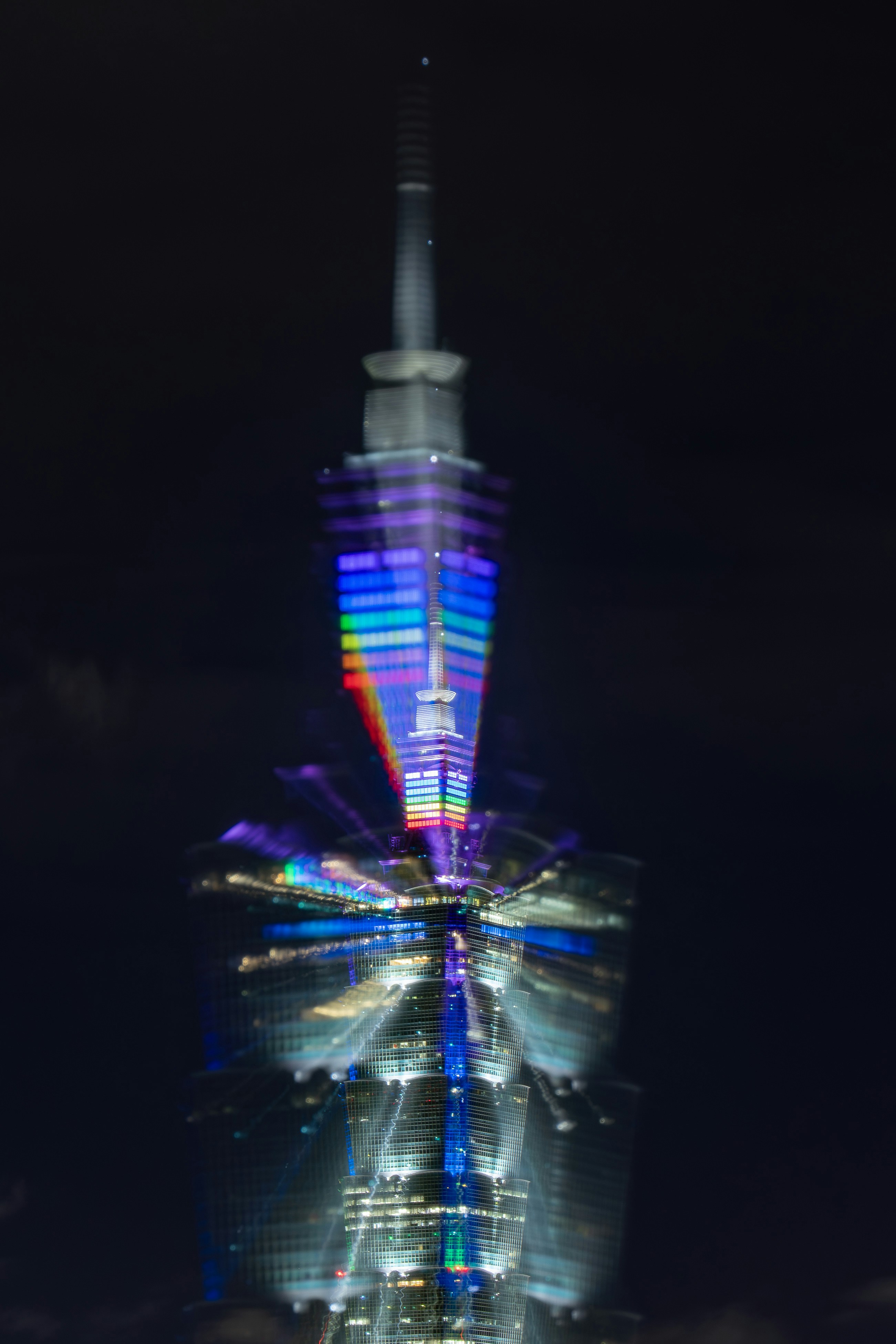 A very tall building with a lot of lights on itTimo Volz