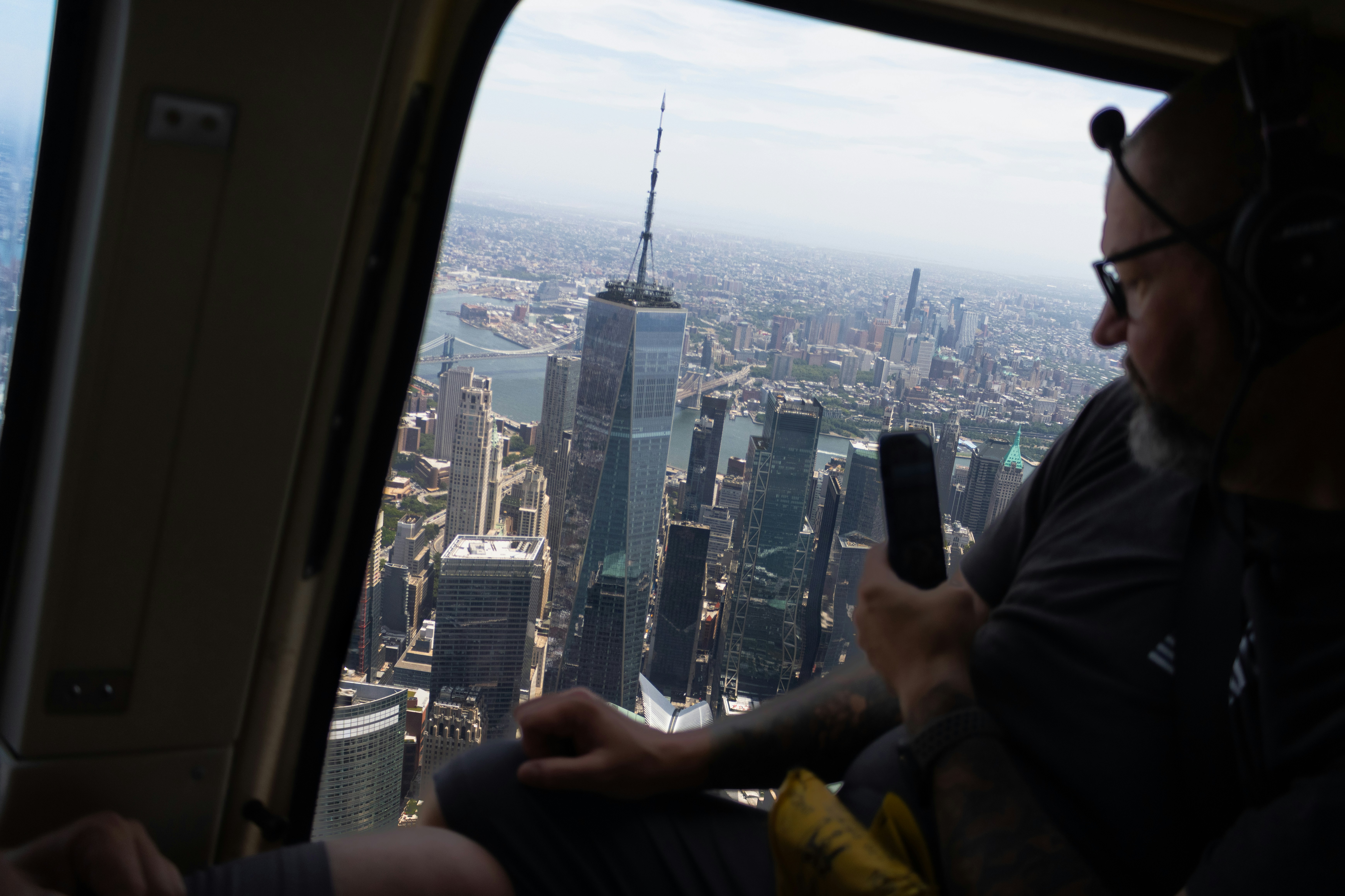 Aerial Focus: Cityscape through a Pilot’s Window