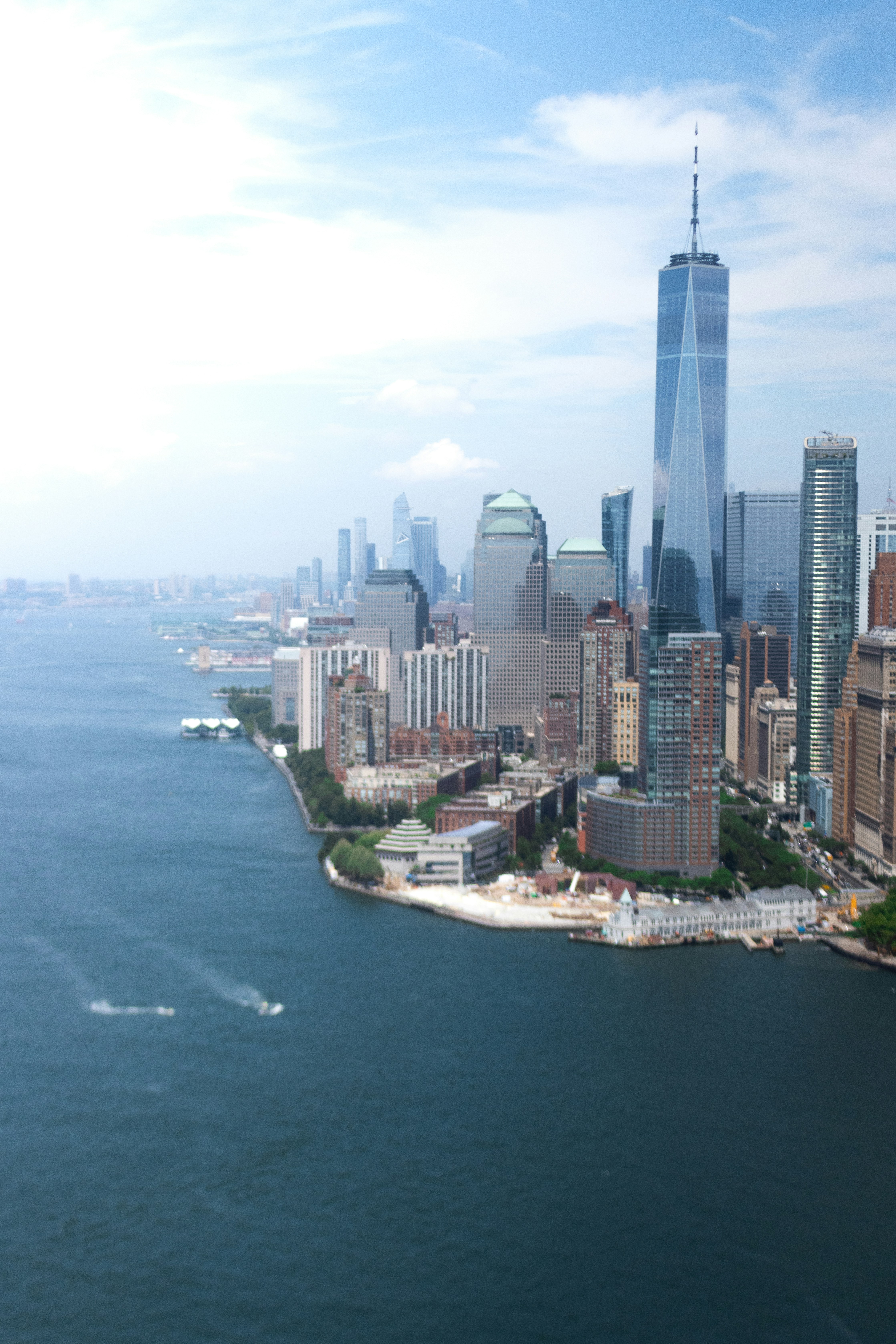 Skyline Sentinel: One World Rising Over the Hudson