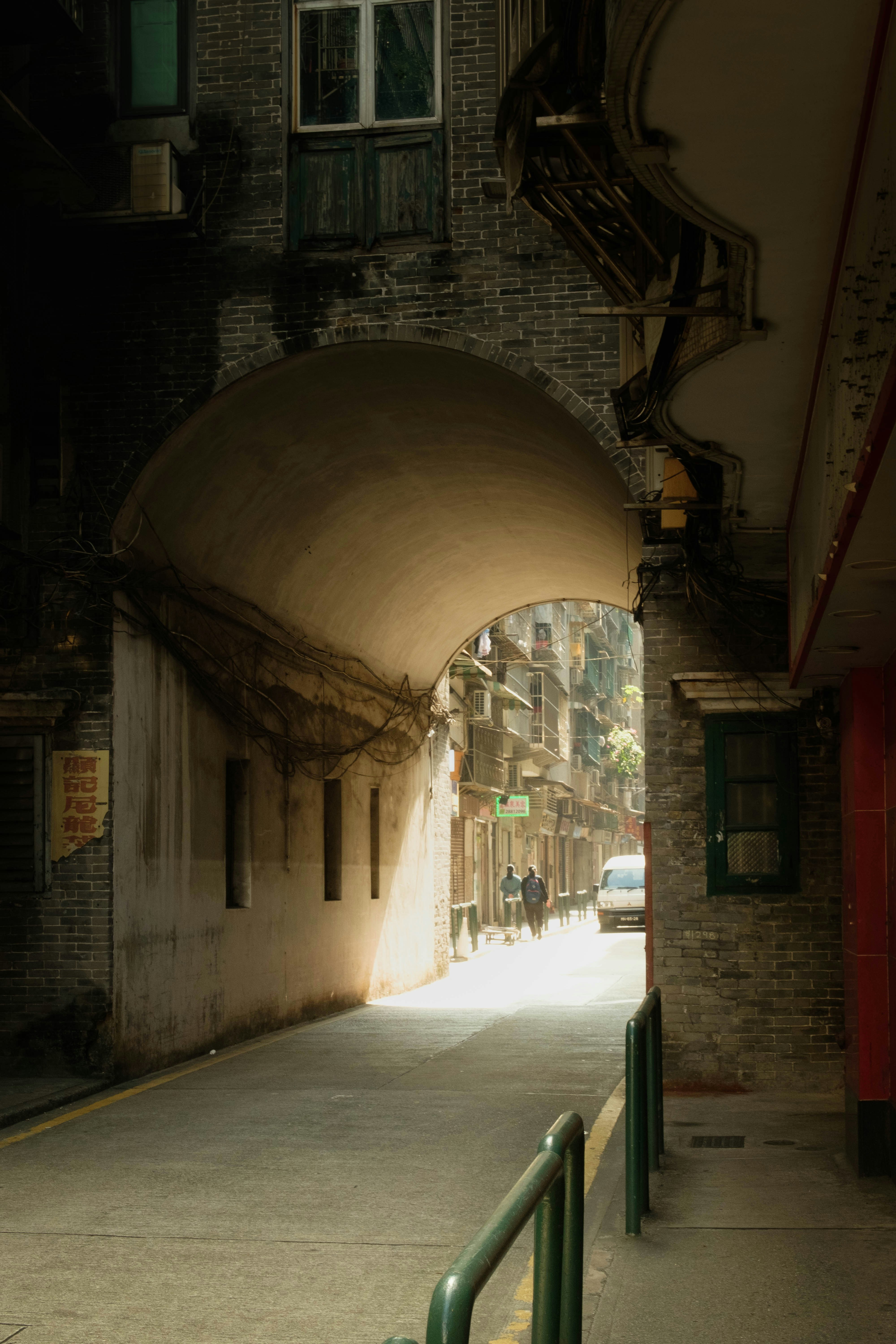 A tunnel at the Freguesia de São Lourenço, Macau.