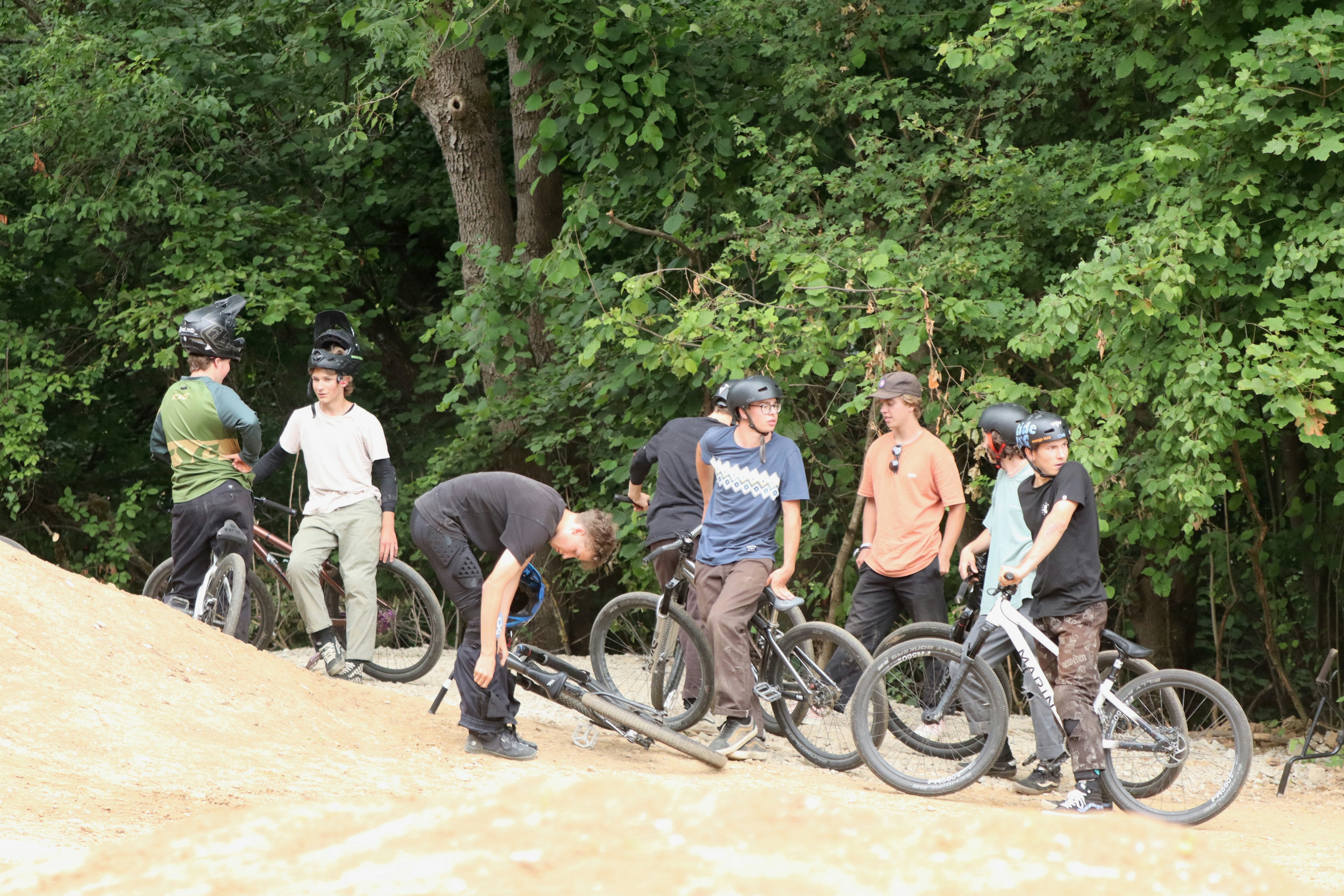 Gathering of Riders: Trailside Break