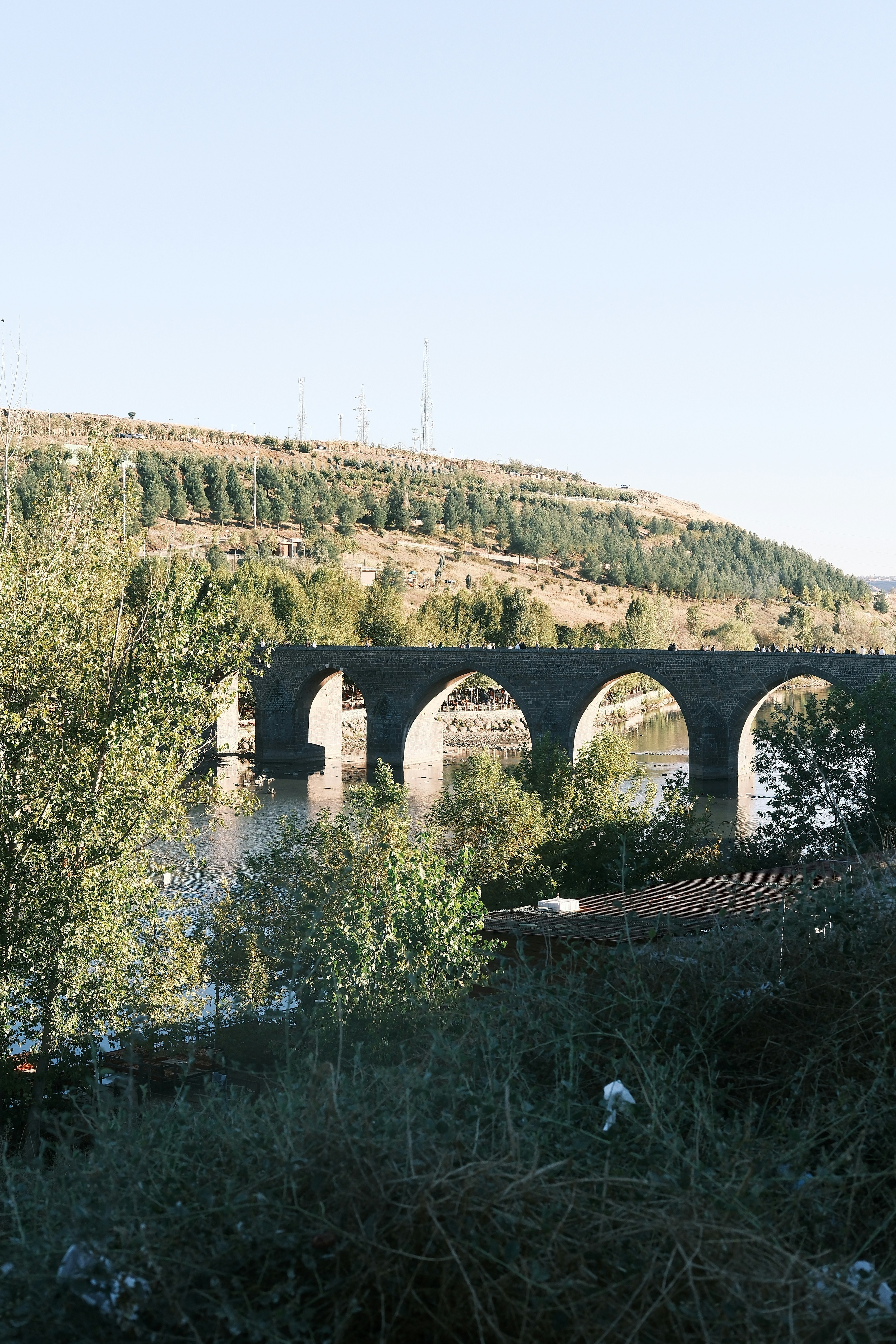 Stone Arches Over the Quiet River