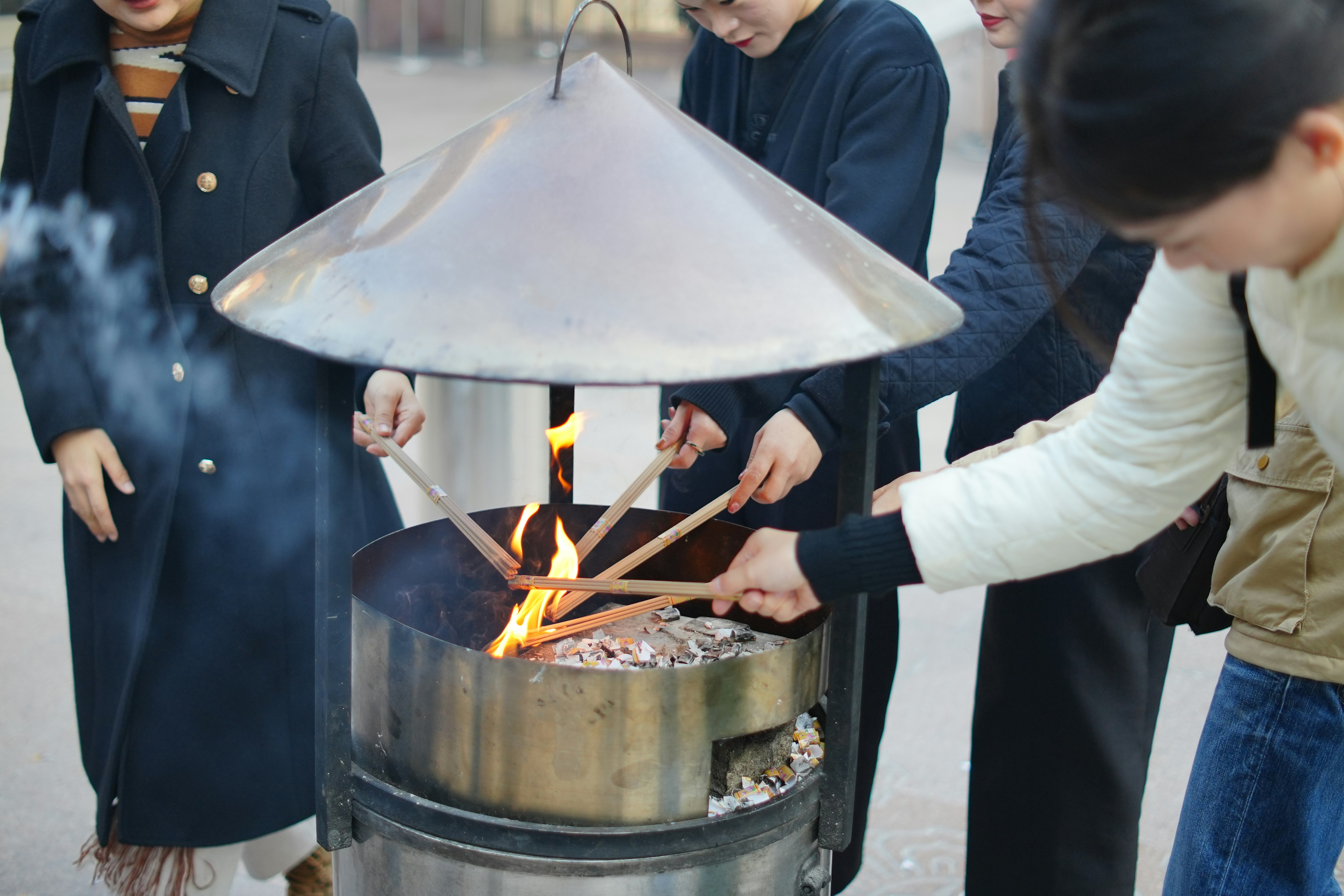 Hands at the Ember Circle: Friends Relay Firelight