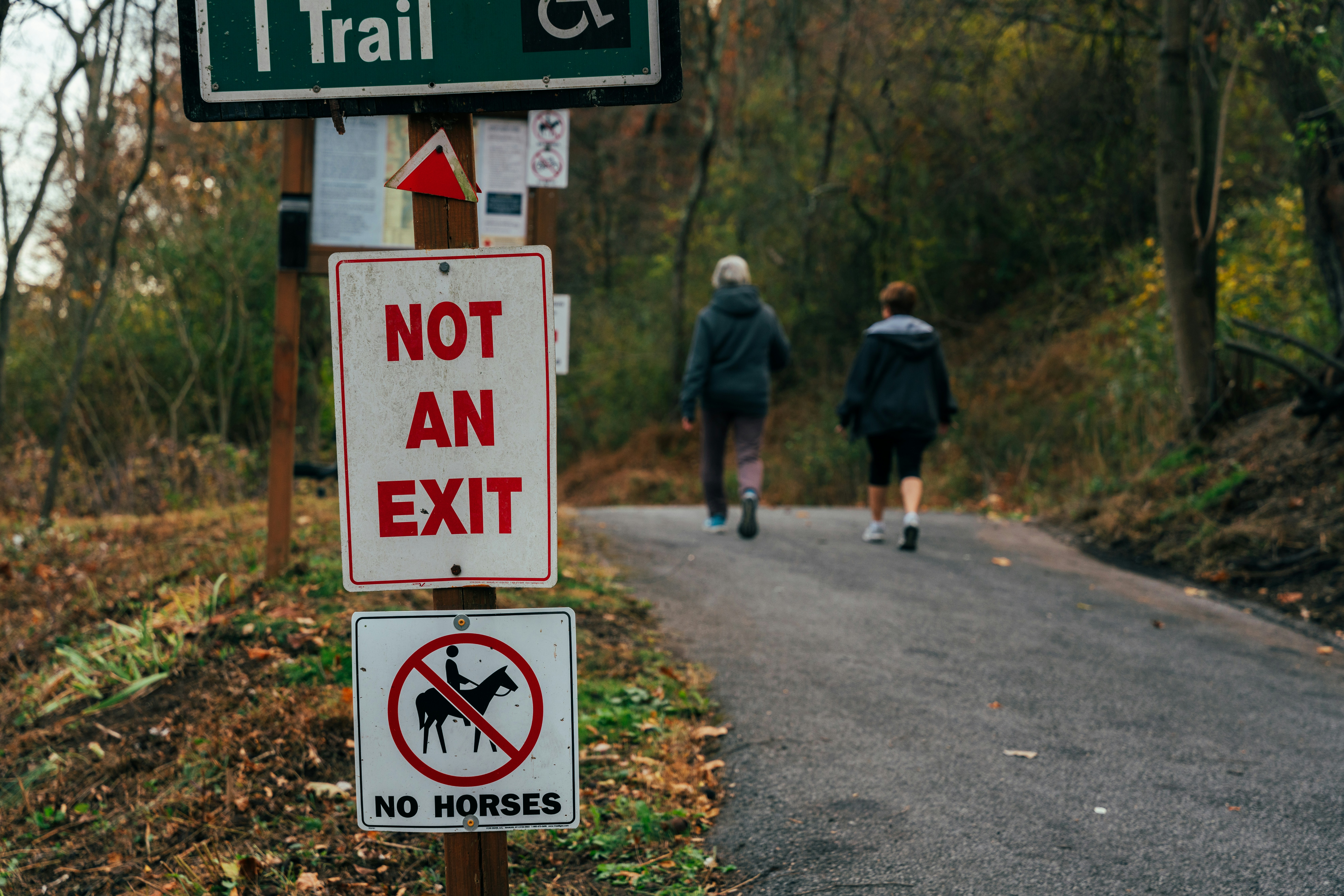 A Trail's Unwelcome Signage