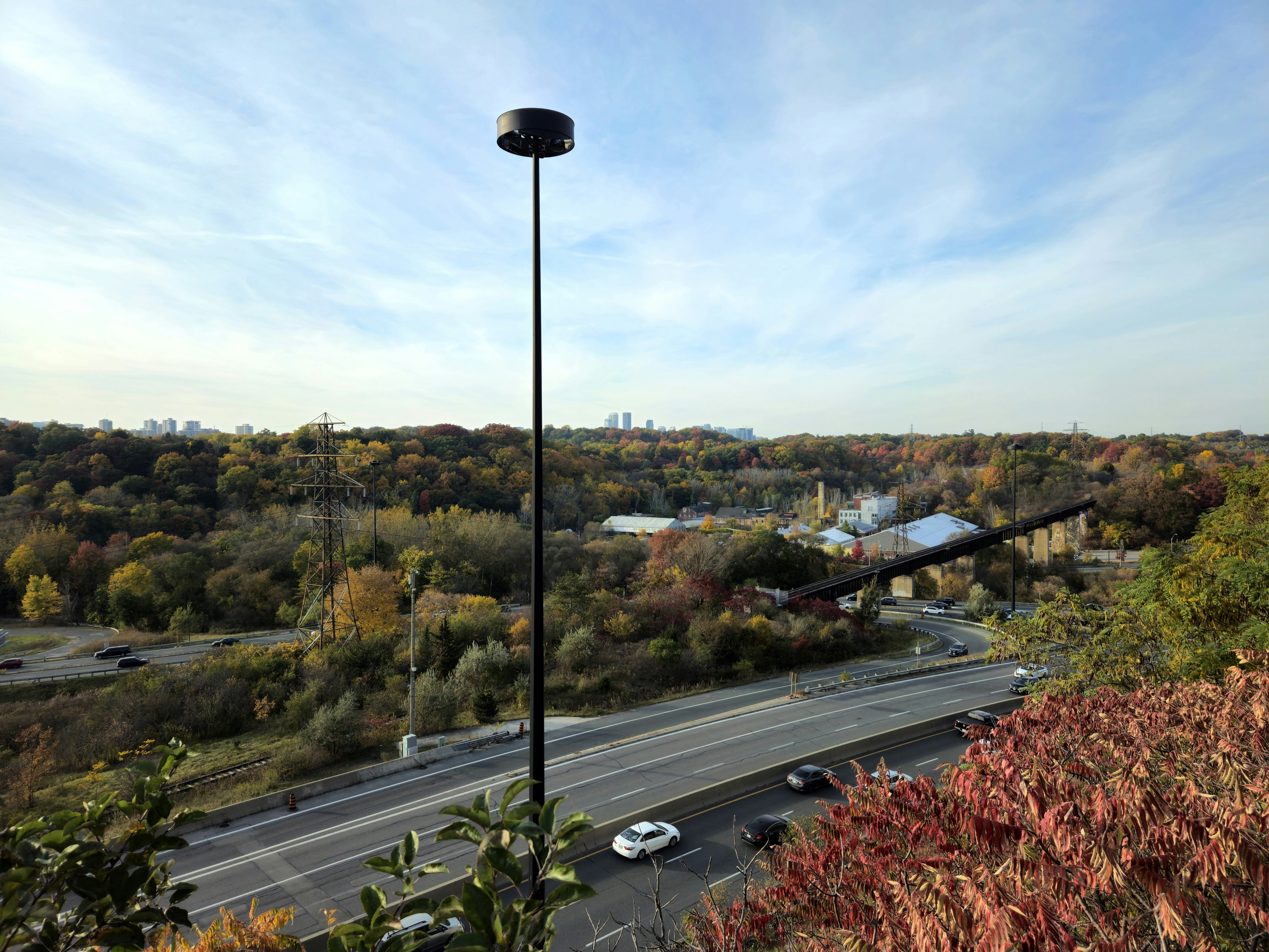 A view of a city from a hill top photo – Free Fall Image on Unsplash