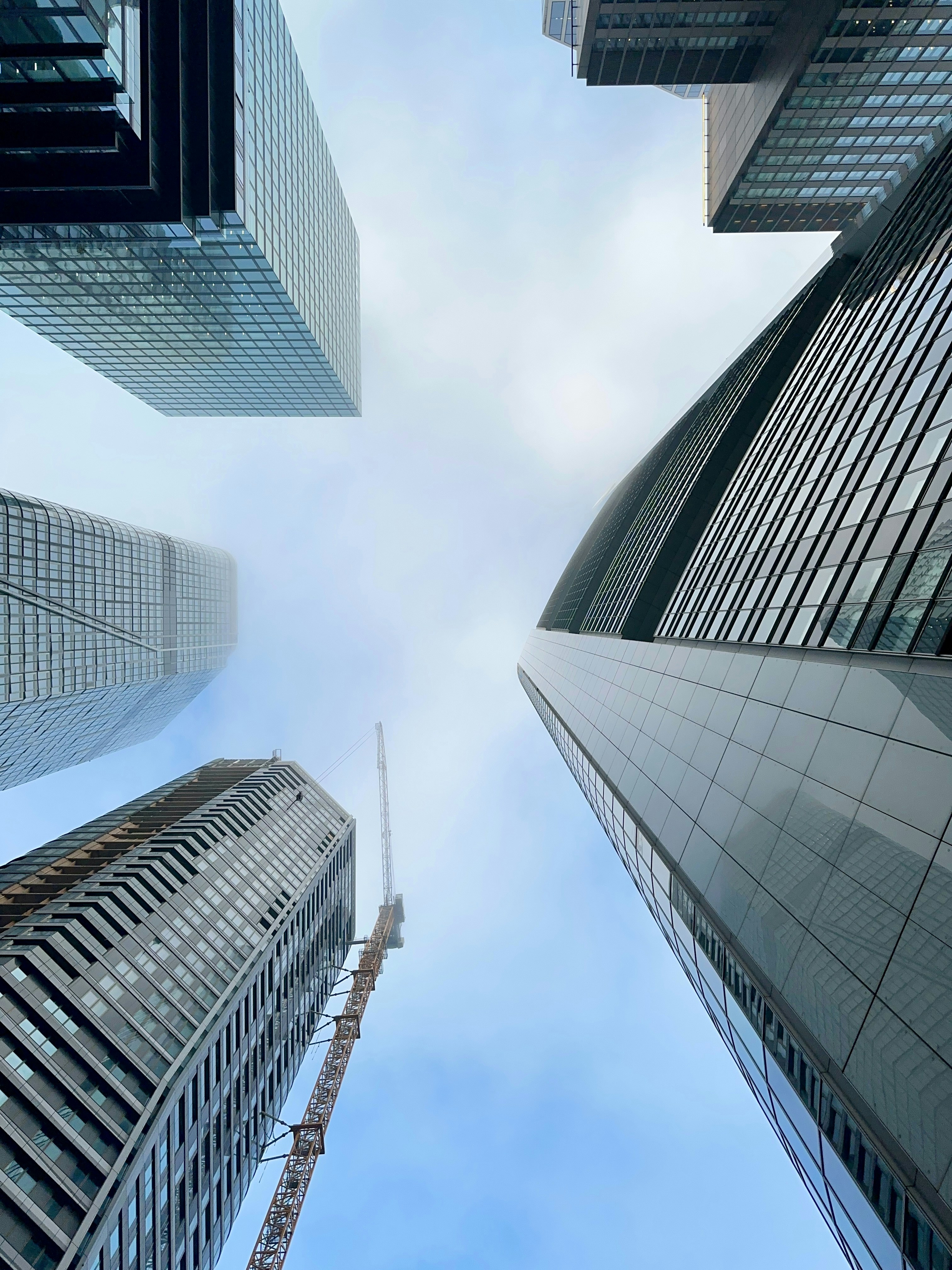 Looking up at tall buildings in a city photo – Free Germany Image on ...