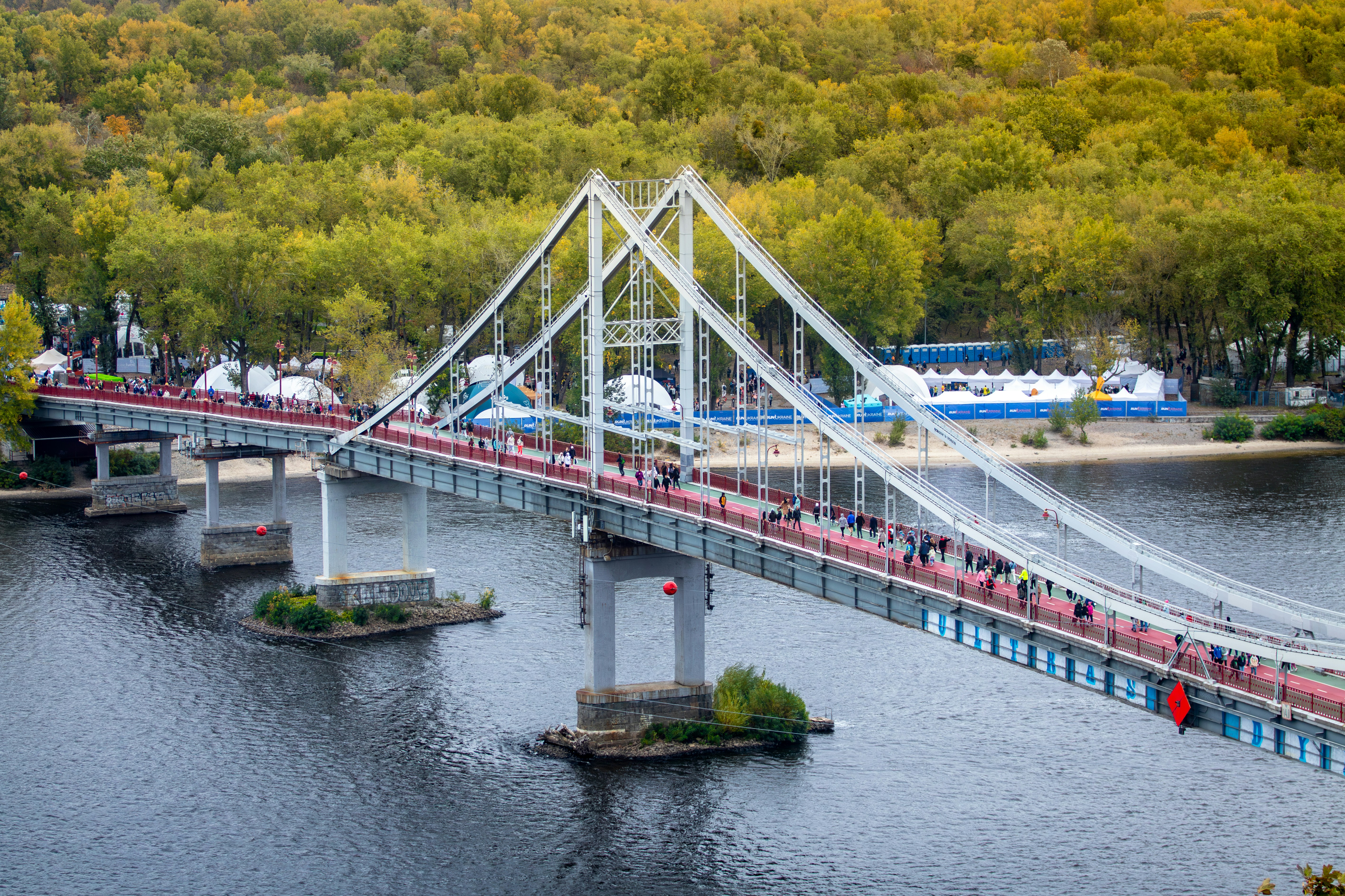 A long bridge over a large body of water photo – Free Bridge Image on ...