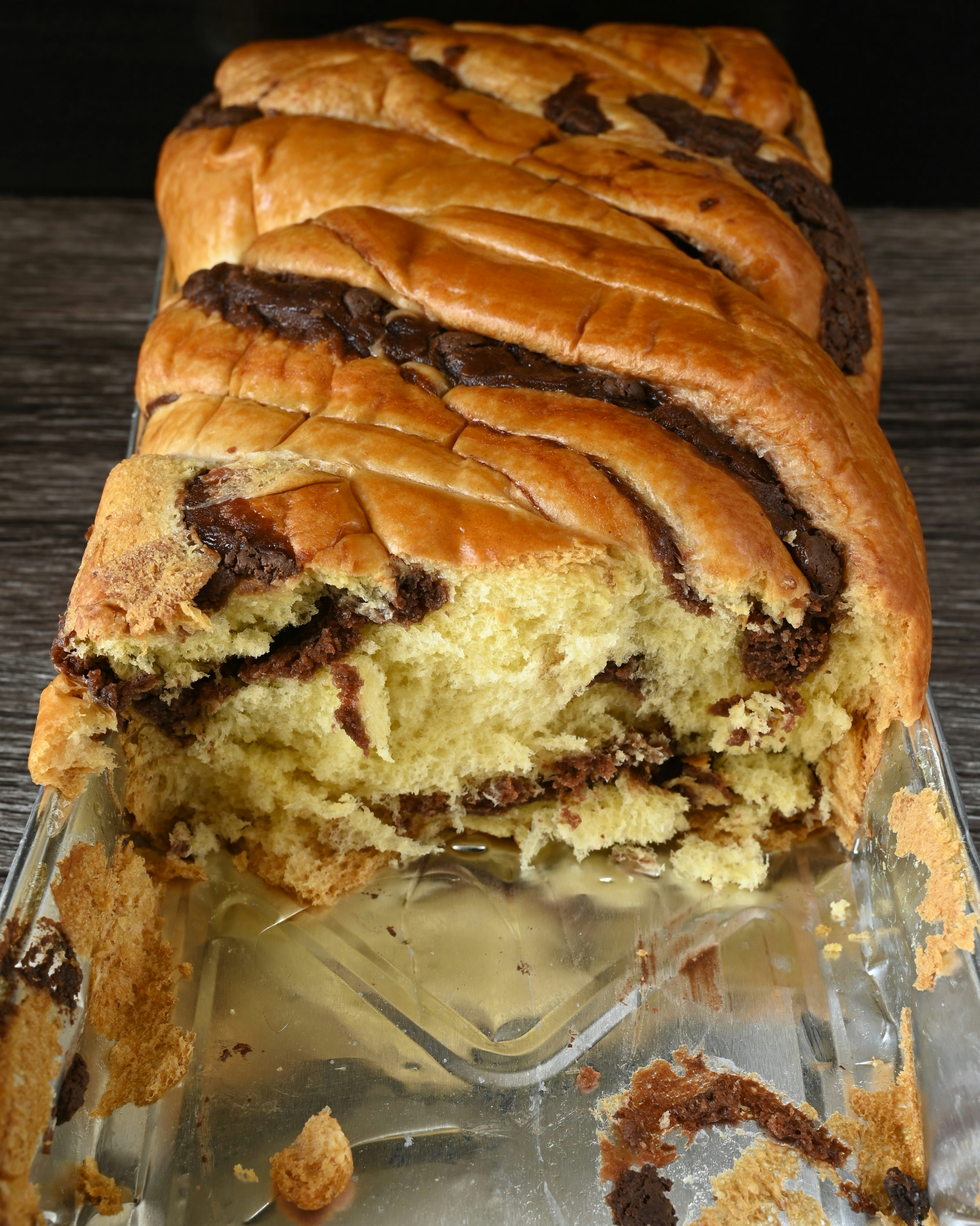 Chocolate Swirl Bread Loaf: A Tender Cross-Section Revealed