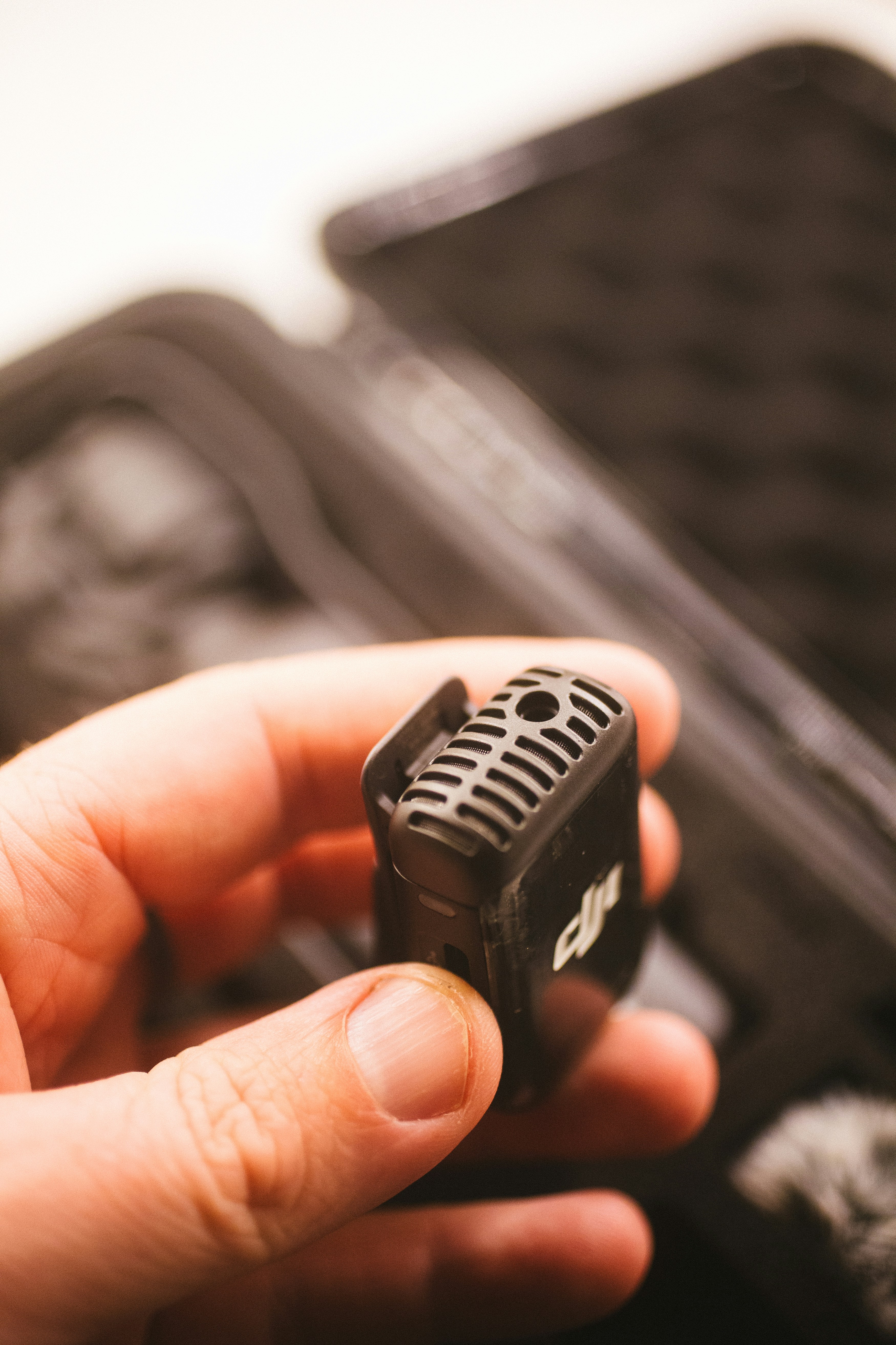 Warm-Glow Close-Up: A Lavalier Microphone Grasp