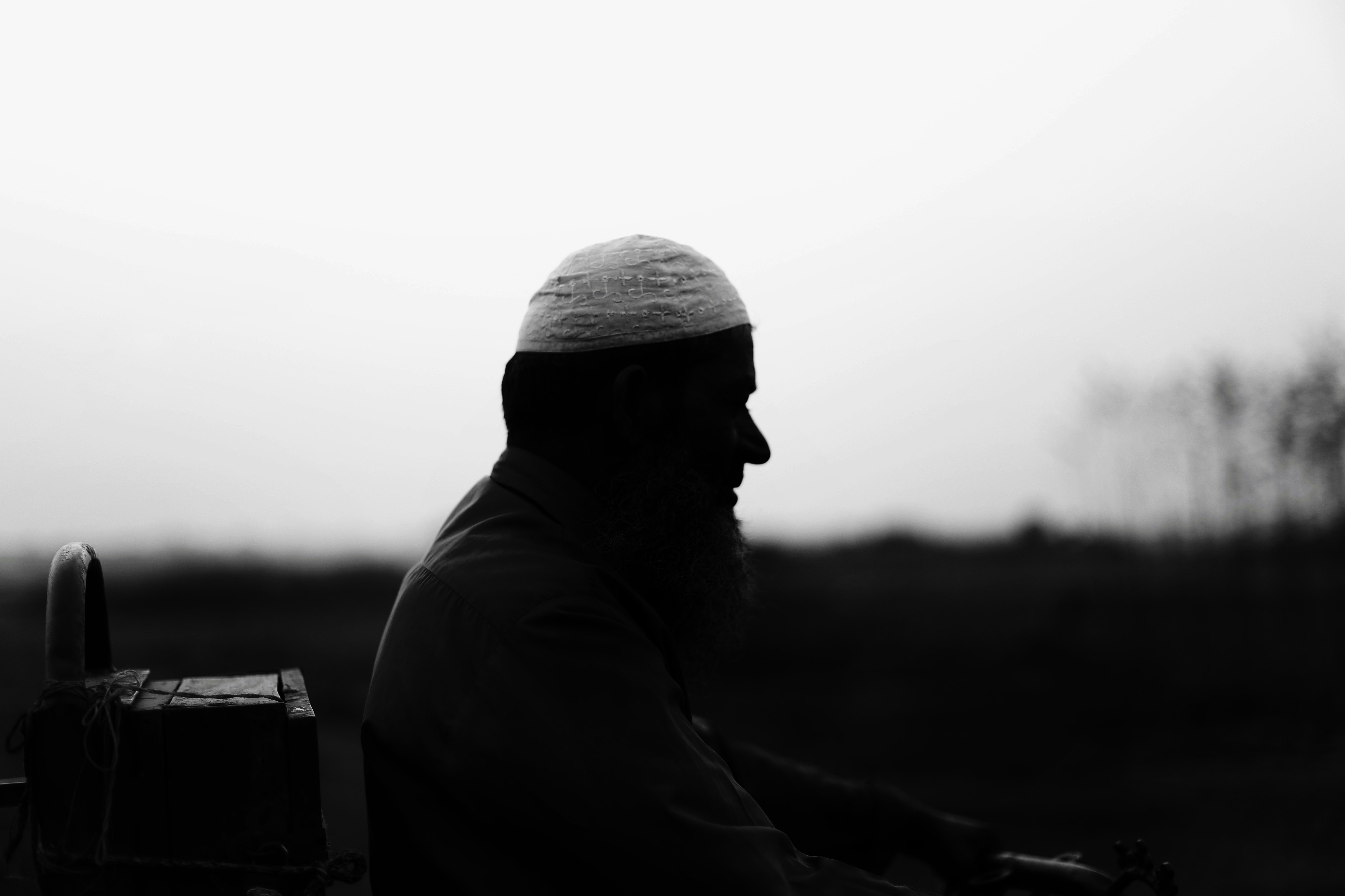 Dusk Silhouette: A Quiet Rider Carves a Line Through the Horizon