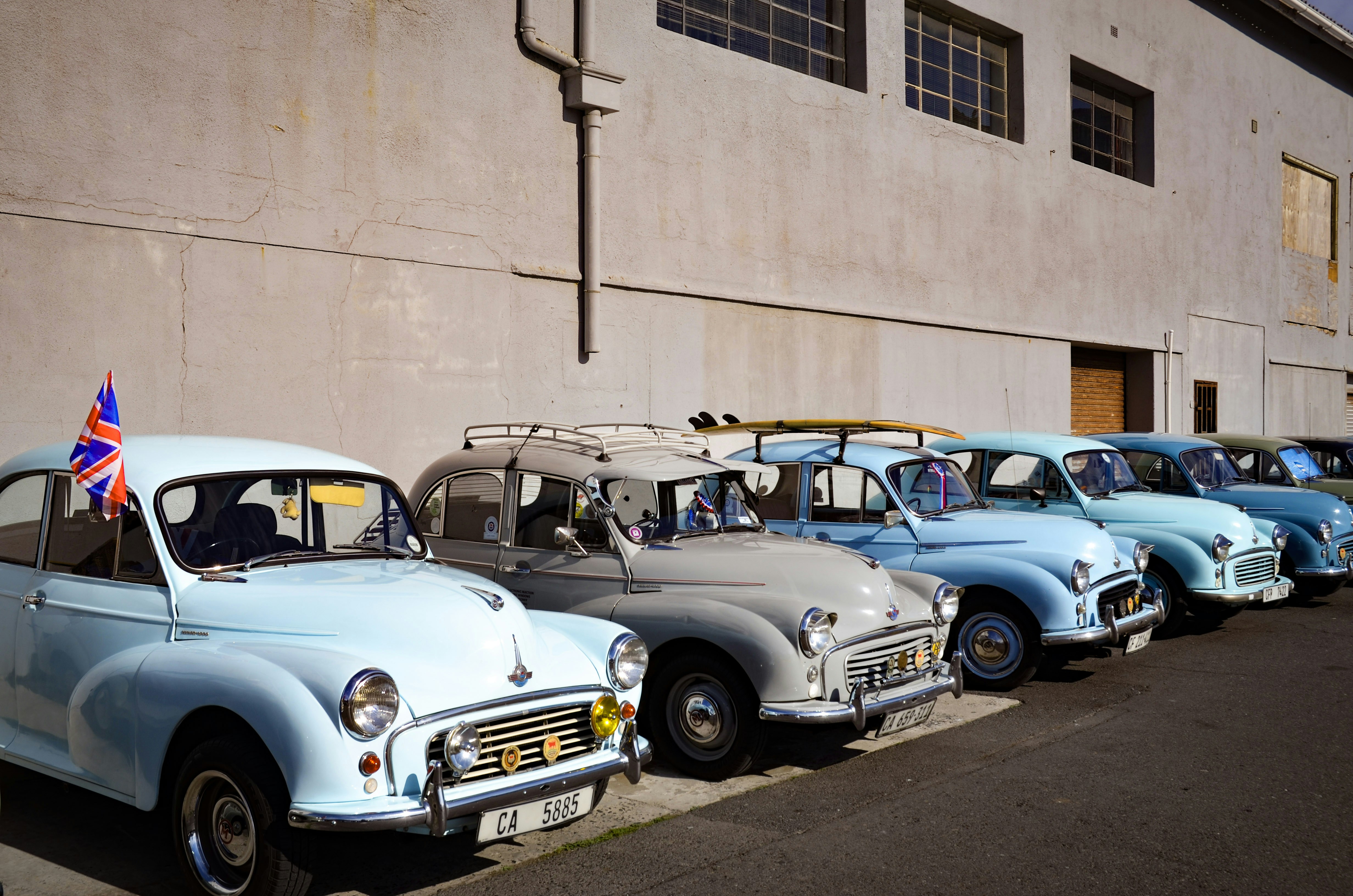 Vintage Morris Parade at the Warehouse