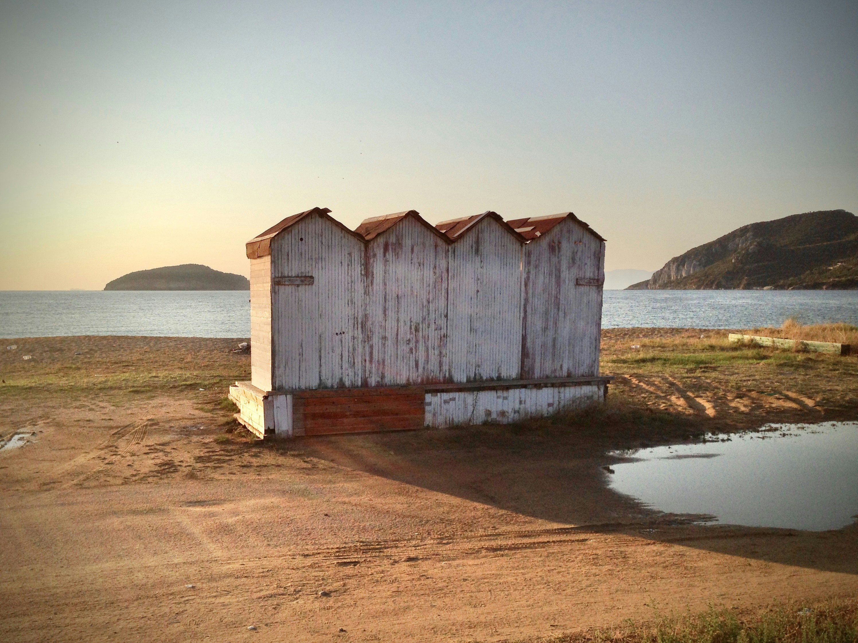 Rustic Structures by the Sea