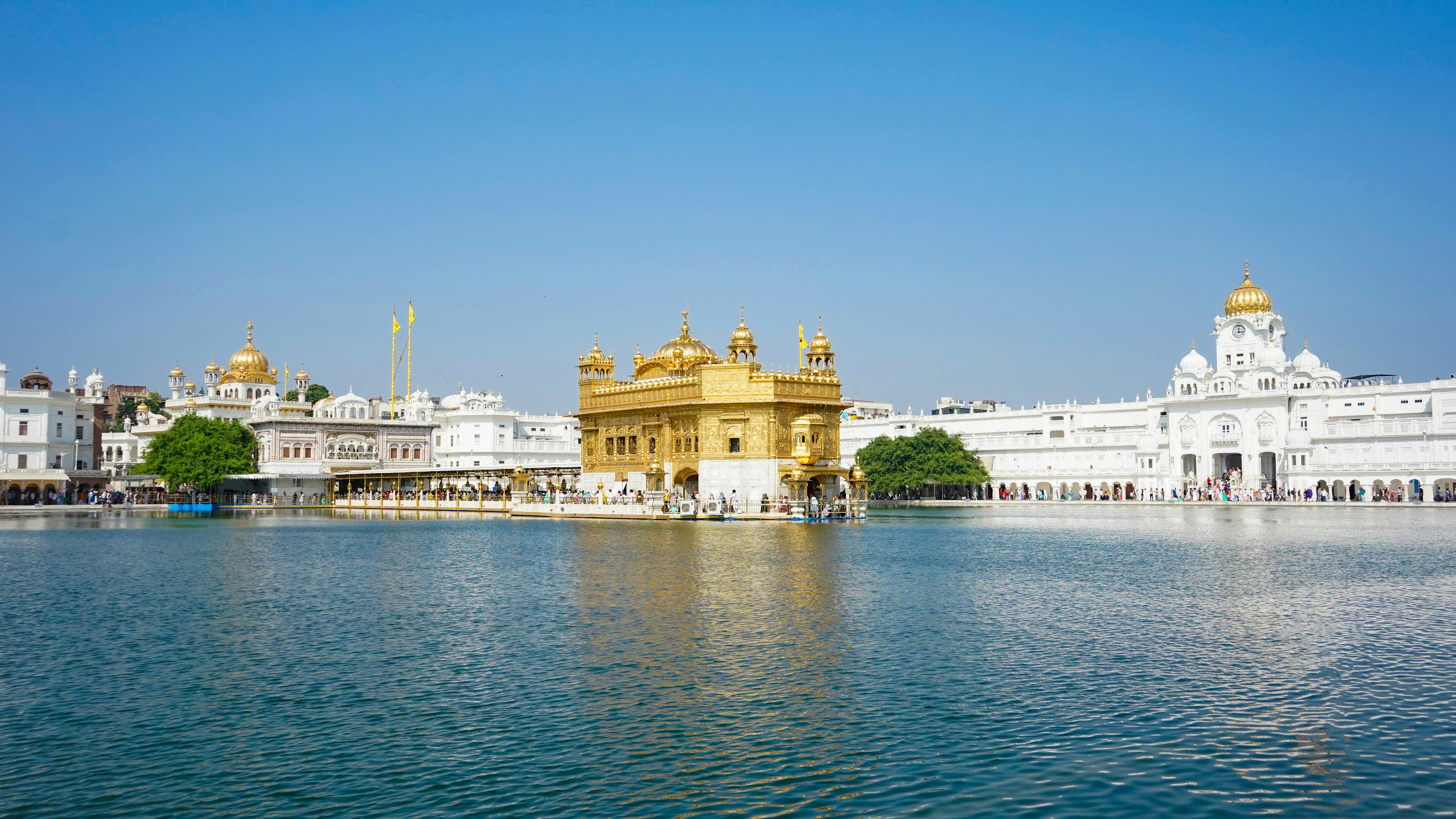 Golden Temple reflected: shrine of gold and calm waters