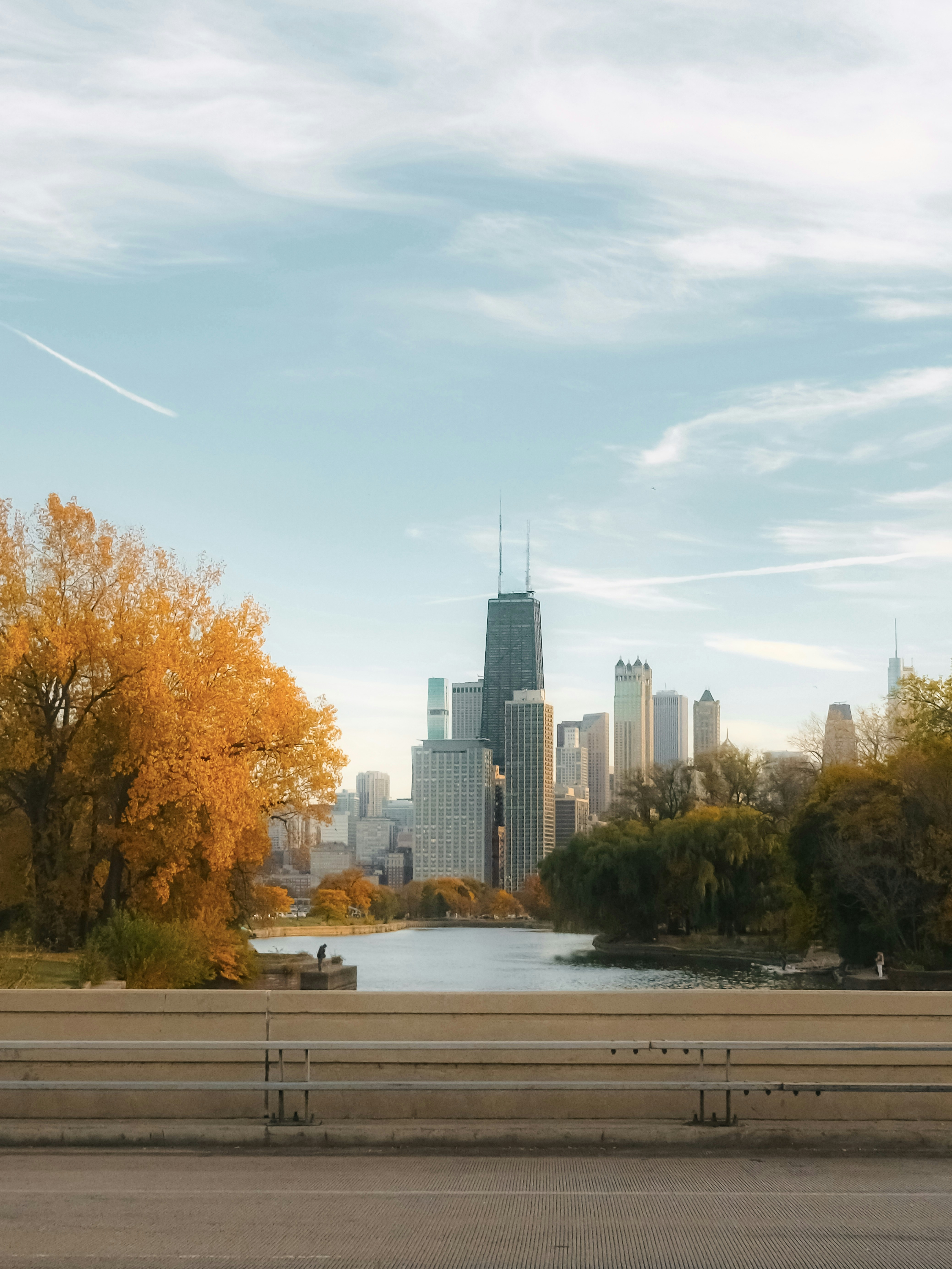 A view of a city from across the street photo – Free Chicago Image on ...