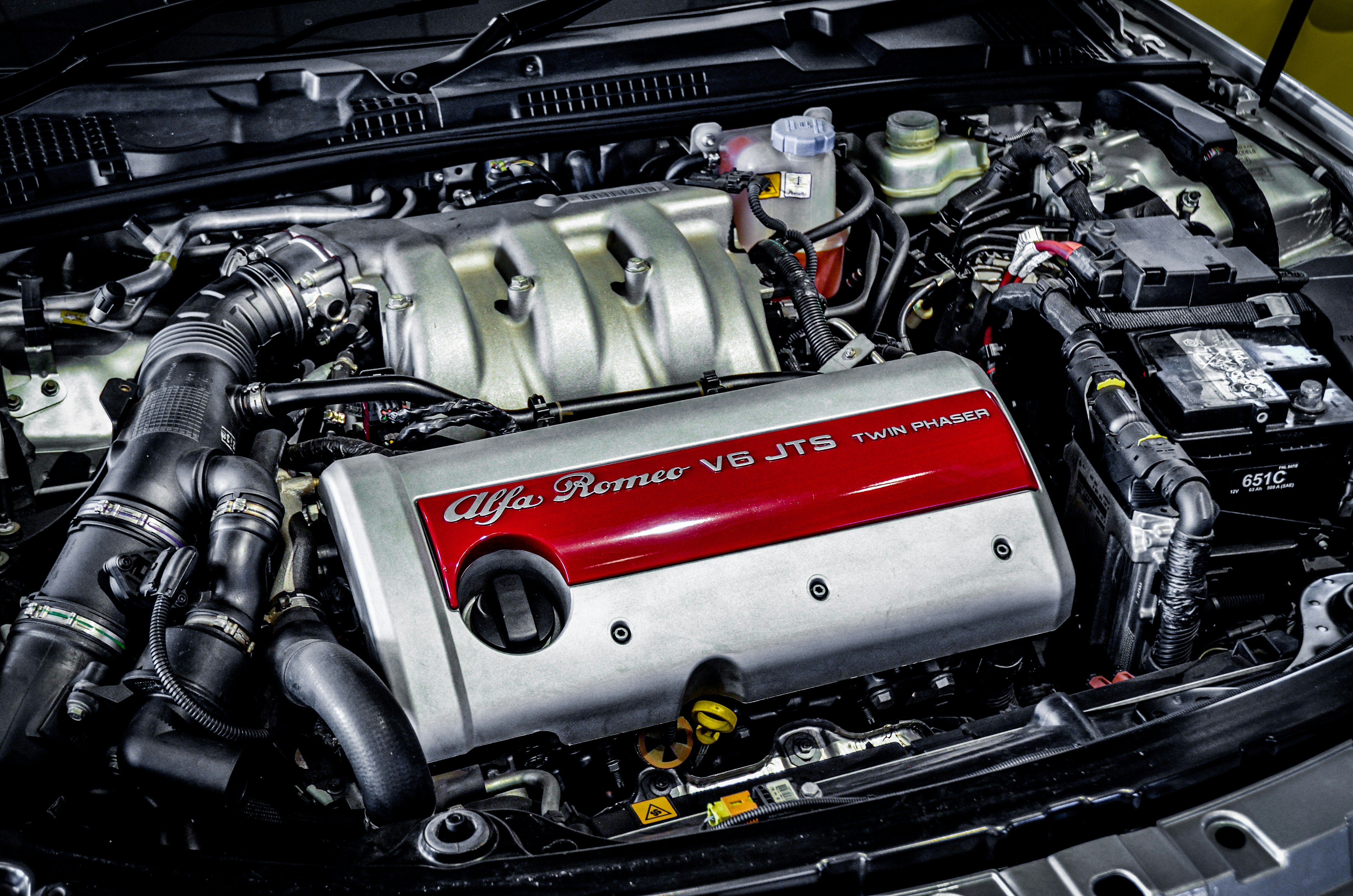 A picture of a car engine with its hood open photo – Free Car Image on ...