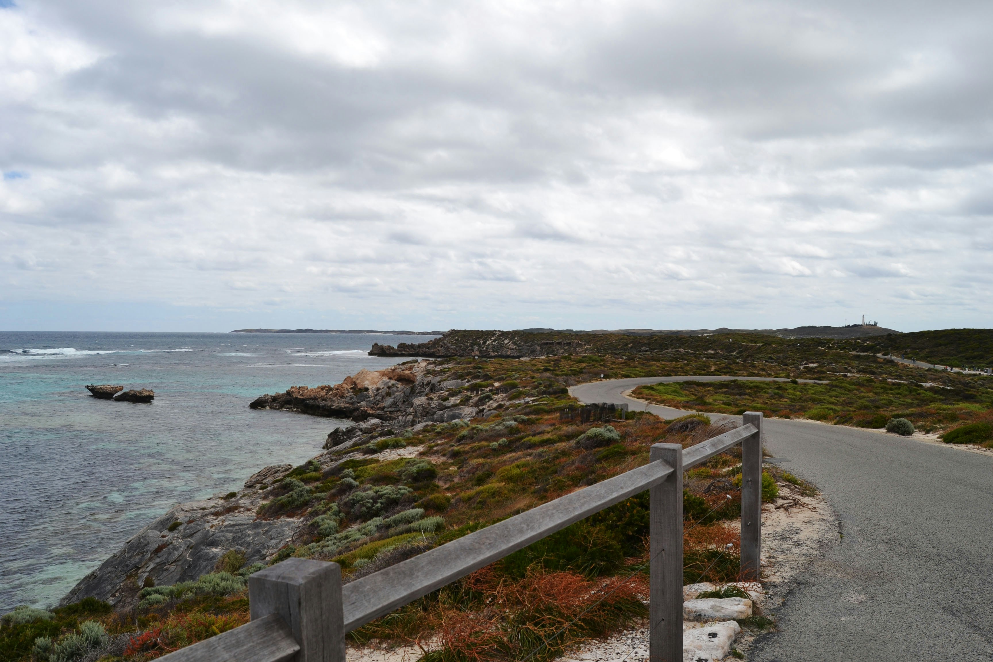 Coastal Roadway Toward the Quiet Horizon