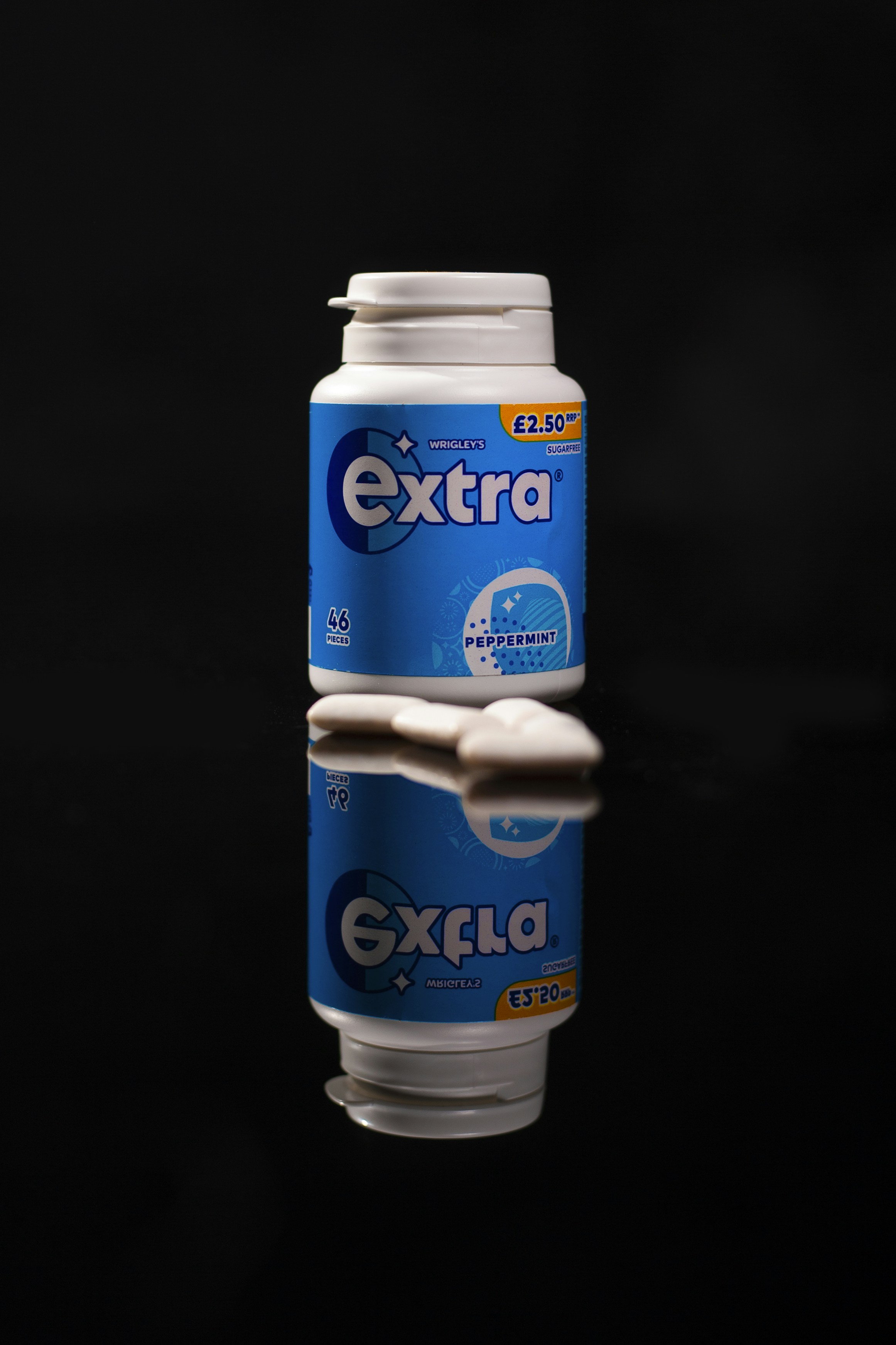 A can of extra toothpaste on a black background photo – Free Cosmetics ...