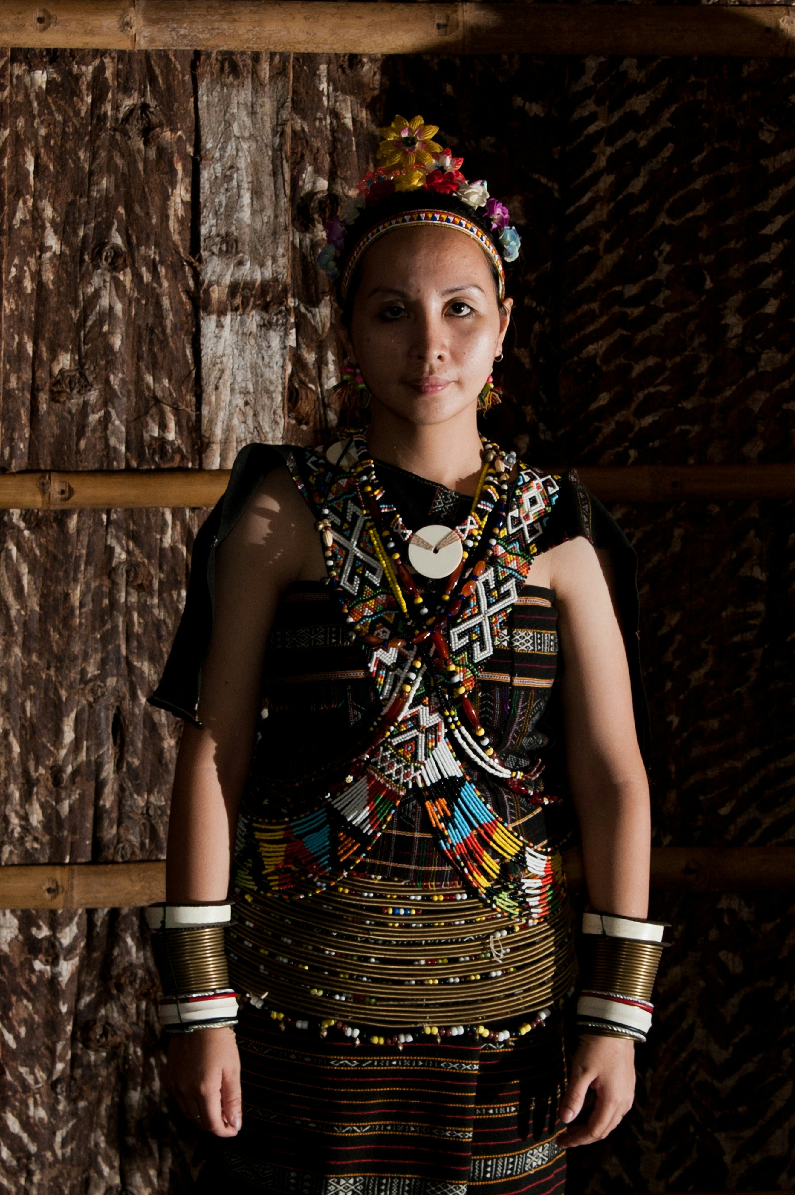 Female Borneo native of Kudat, North Borneo from the Rungus tribe.
