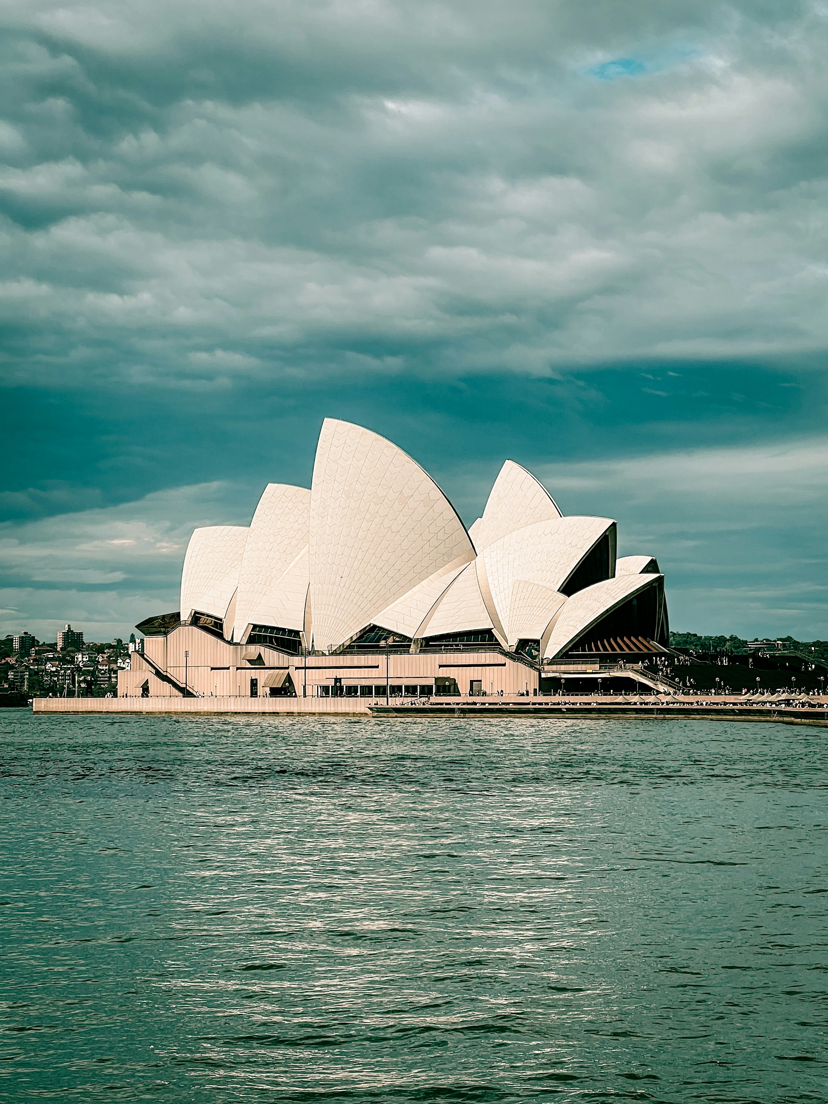 A view of the sydney opera house from across the water photo – Free ...