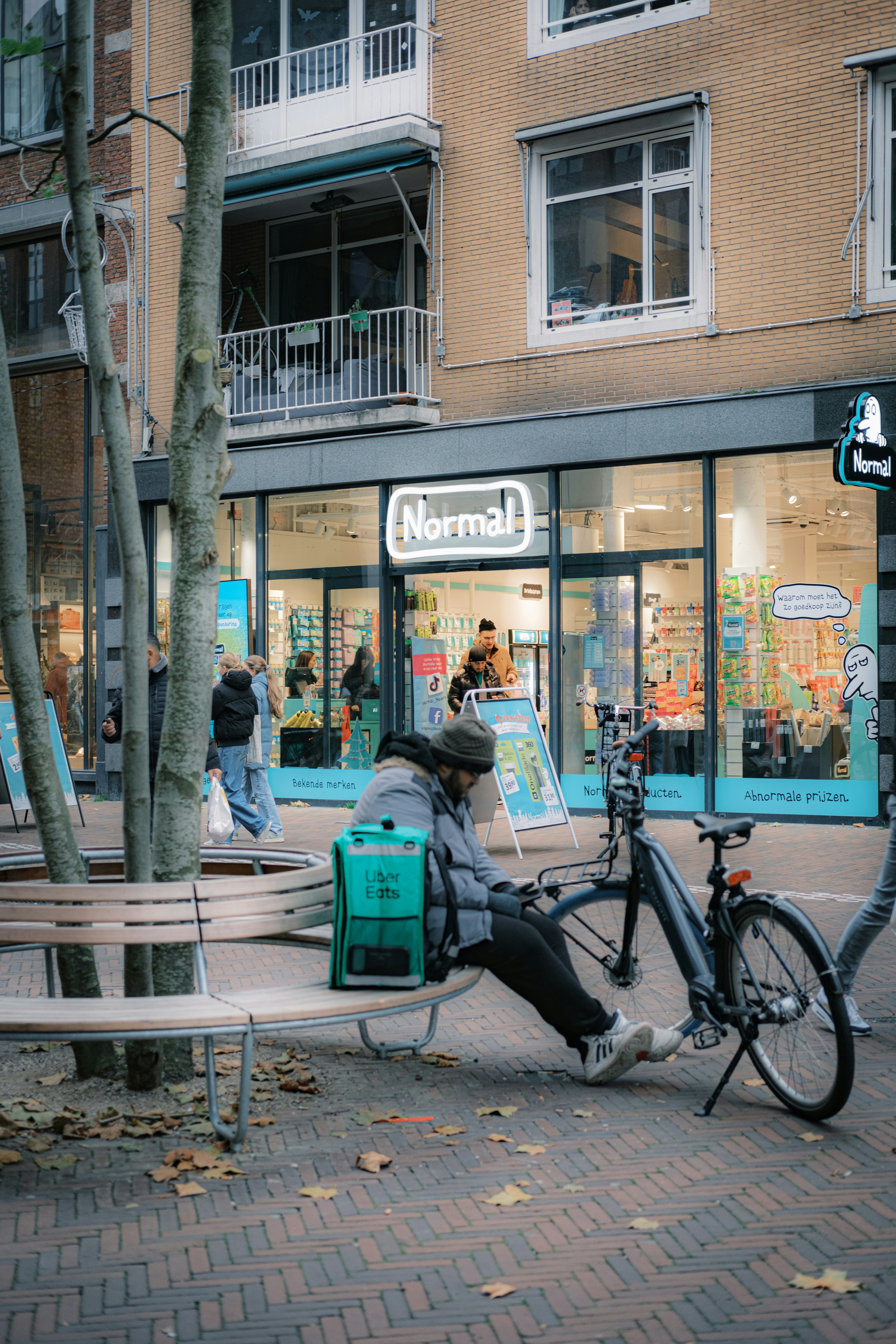 Quiet Pause by the Norma Storefront